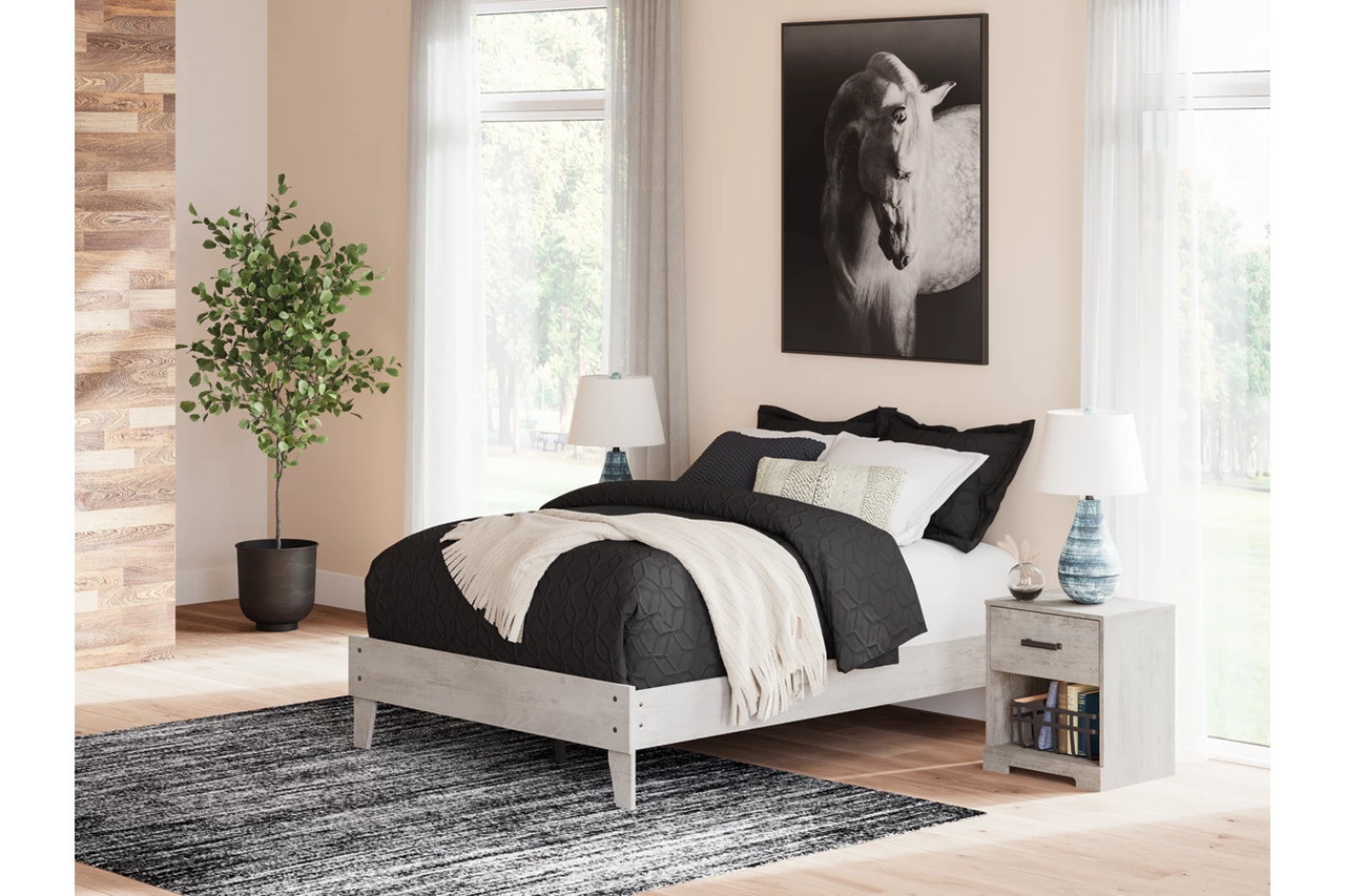 Shawburn Youth Platform Bedroom Set In Gray by Ashley Furniture ...