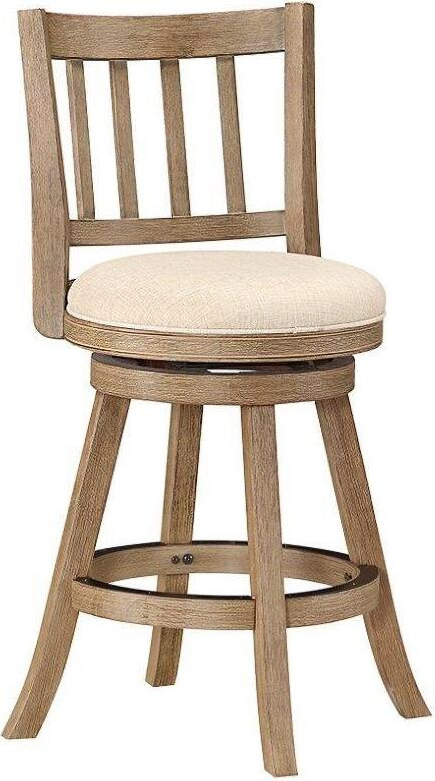 Sheldon 24 Inch Swivel Counter Stool In Ivory by Boraam Industries ...