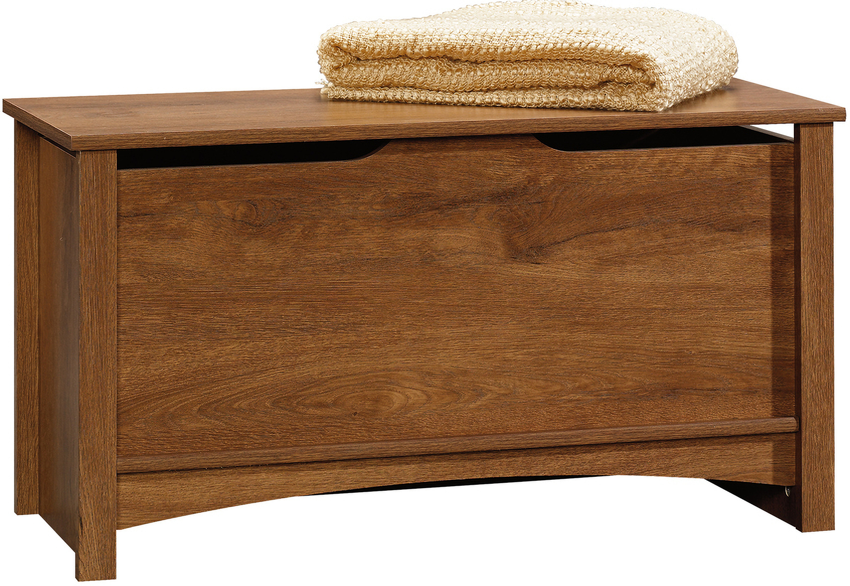 Shoal Creek Storage Chest In Oiled Oak by Sauder | 1StopBedrooms