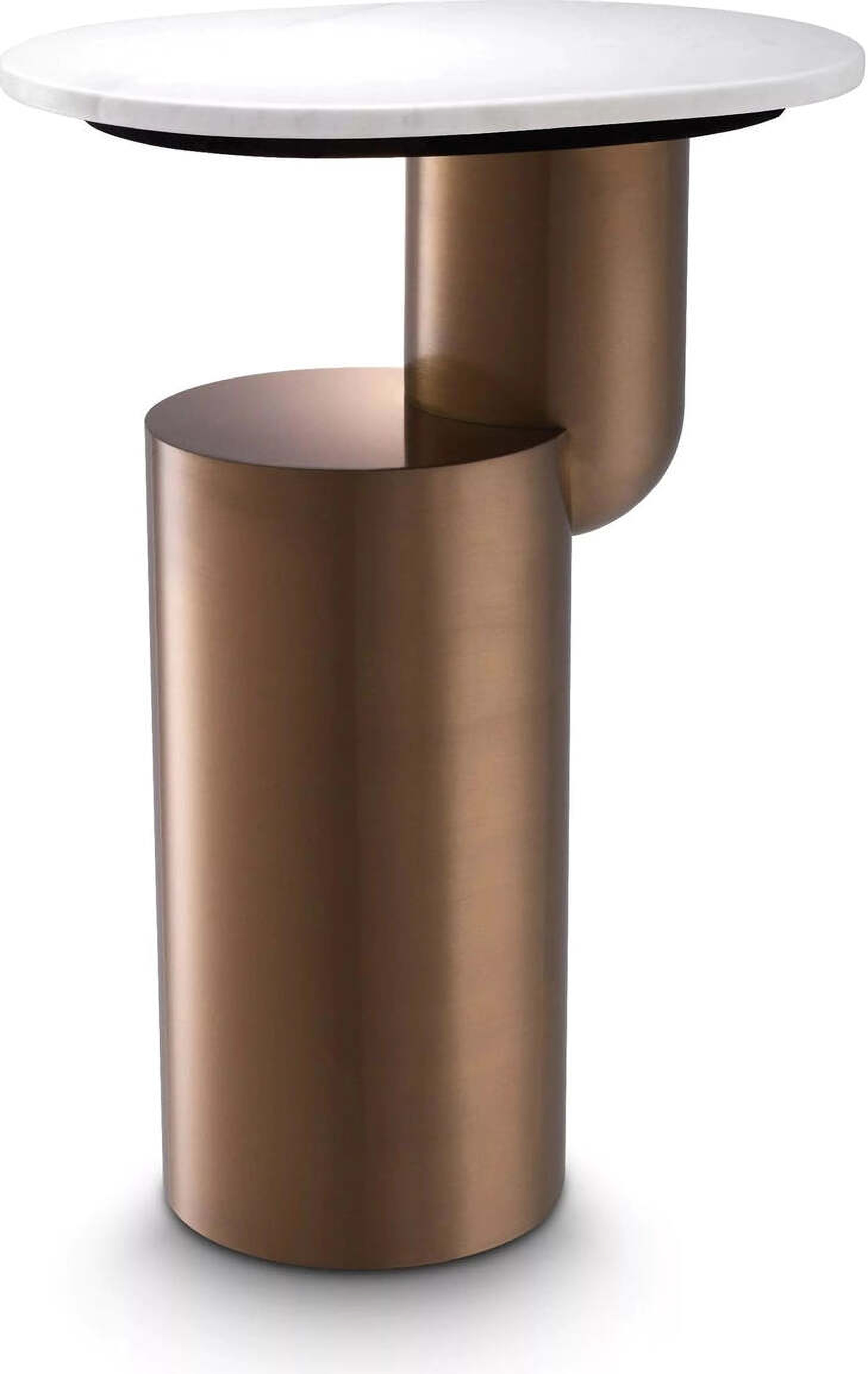 Side Table Tosca Brushed Copper Finish by Eichholtz | 1StopBedrooms