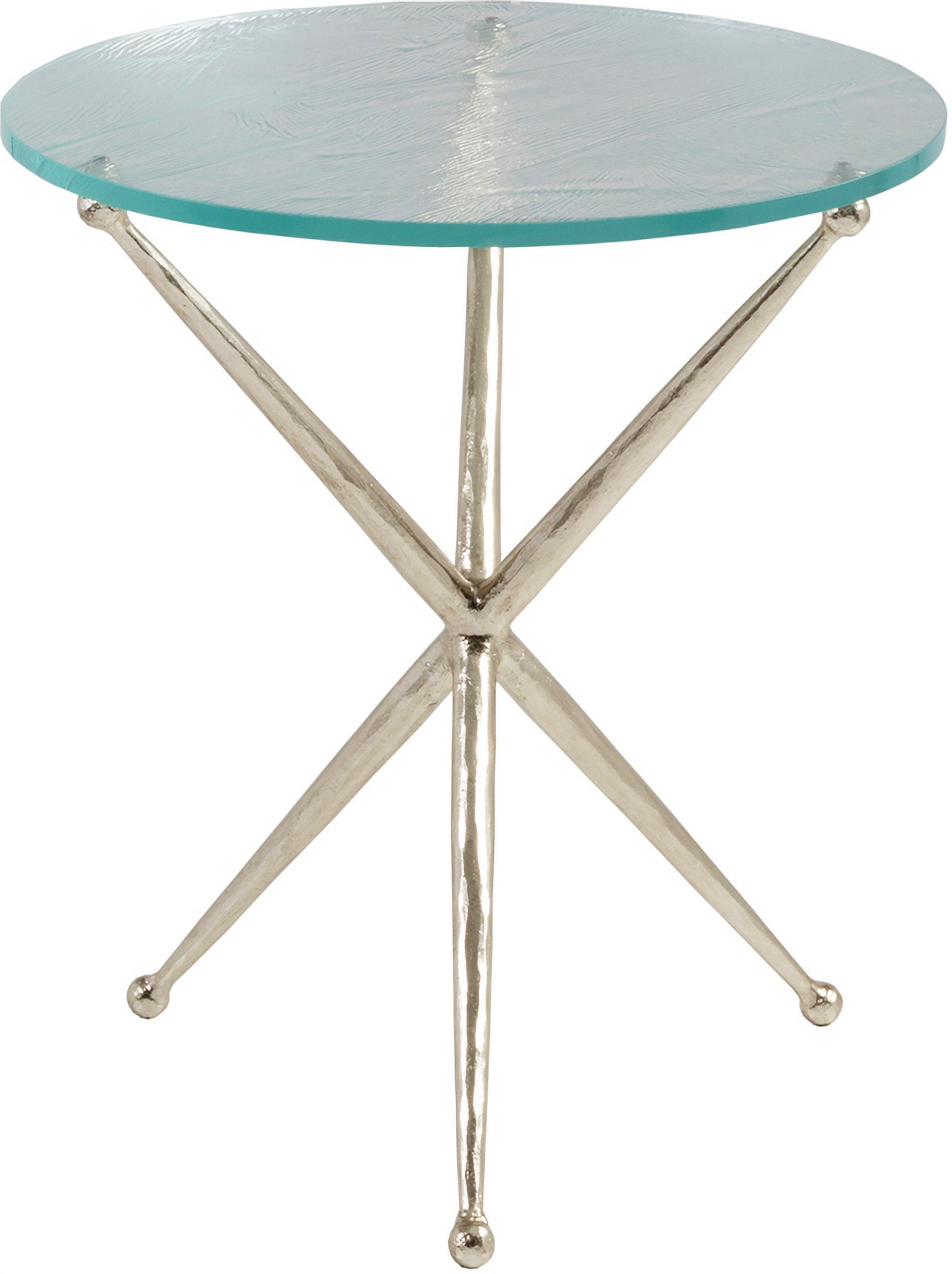 Signature Designs Marcus Round End Table In Champagne by Artistica Home ...