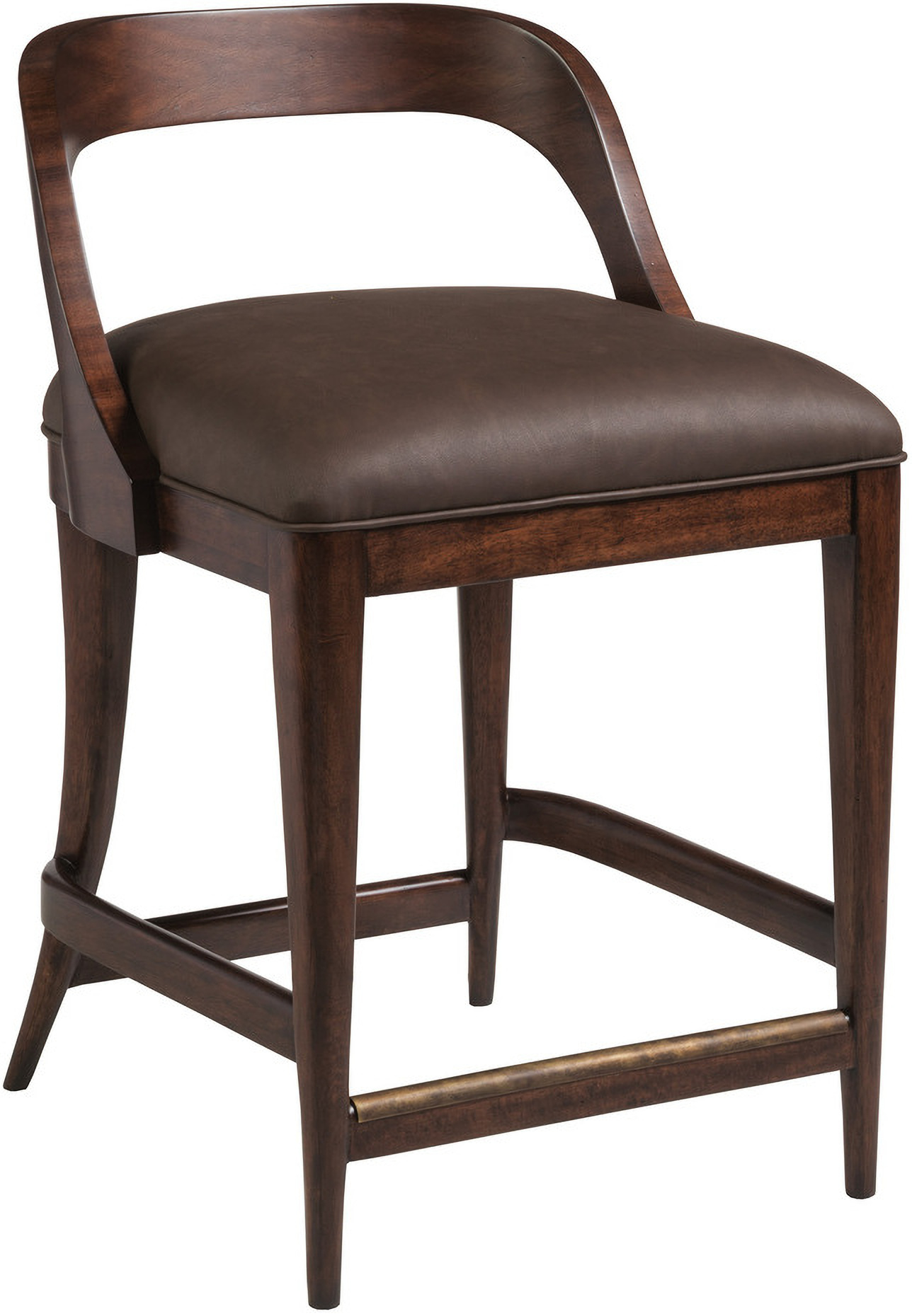 Signature Designs Beale Low Back Counter Stool In Warm Brown by ...