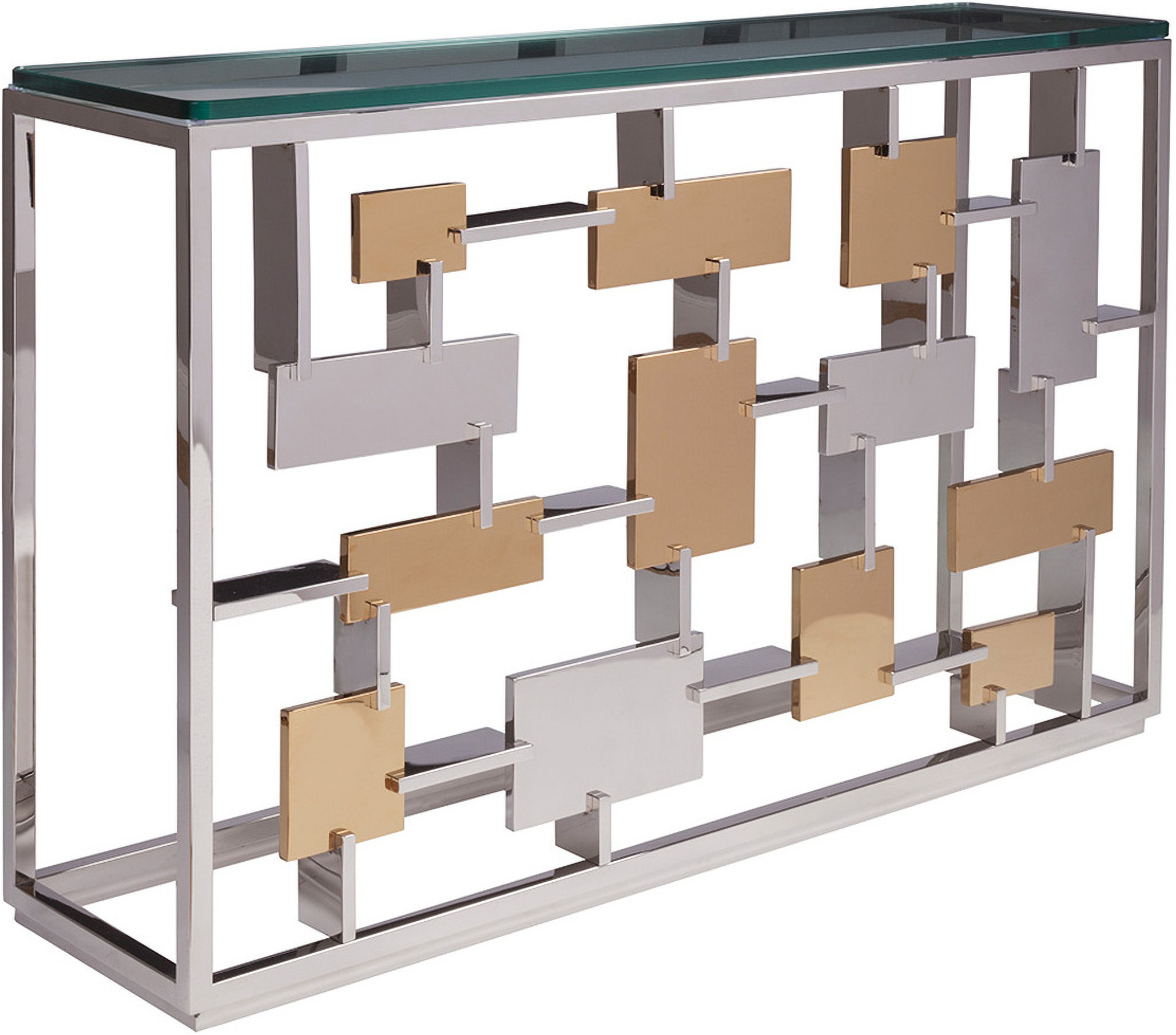 Signature Designs Cityscape Console In Stainless Steel by Artistica ...