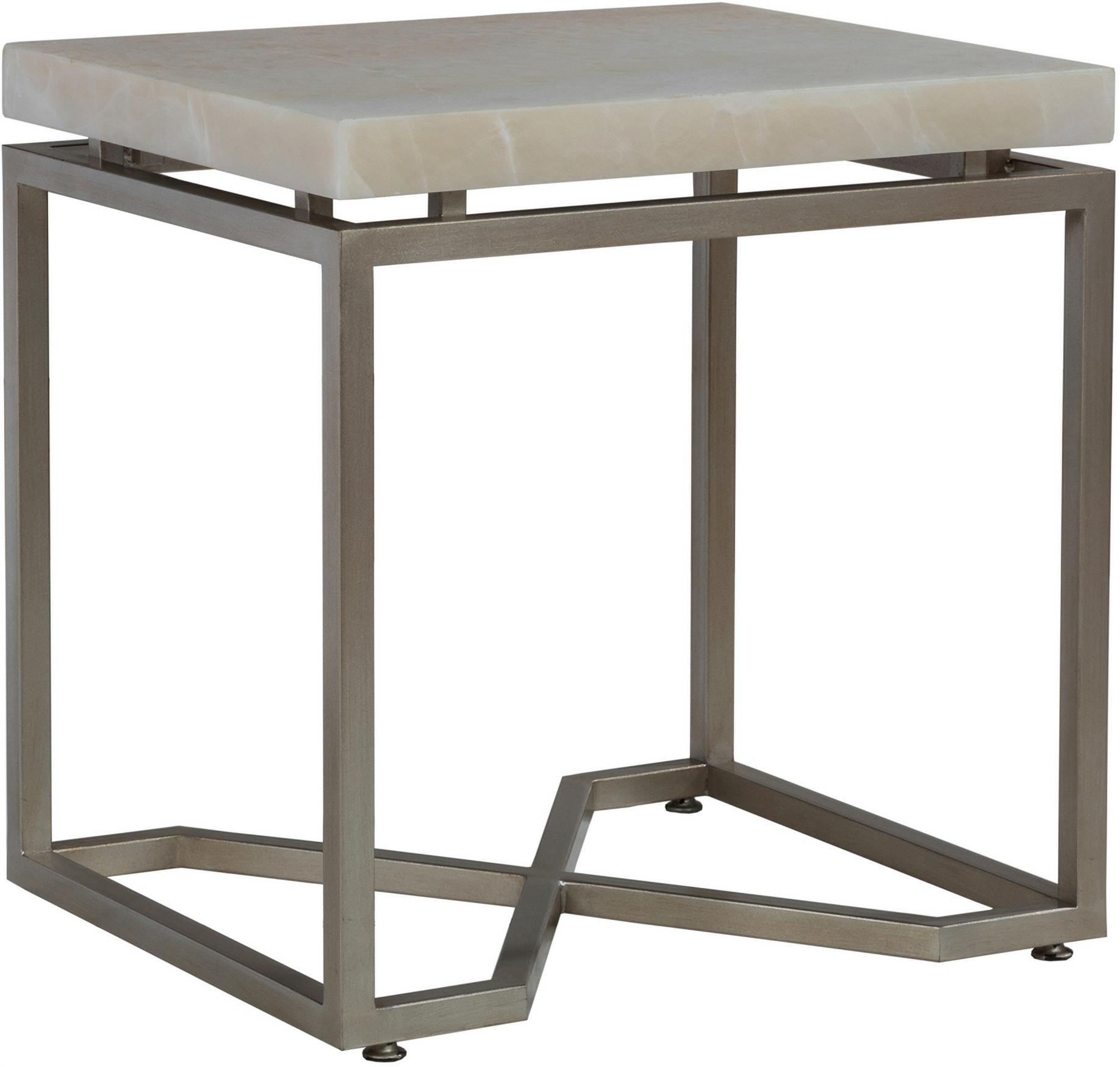 Signature Designs Vara Rectangular End Table In Champagne by Artistica ...
