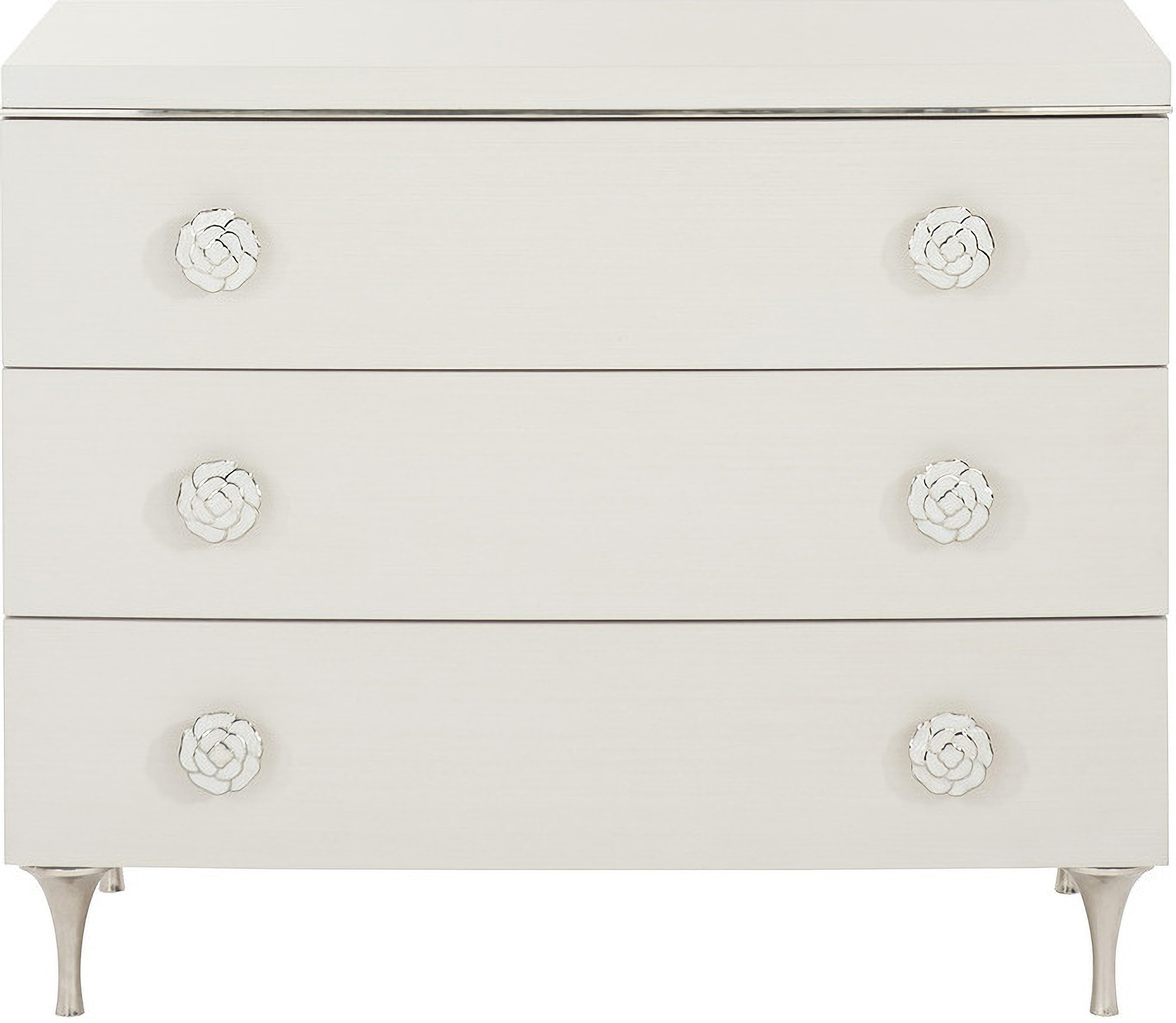 Silhouette Nightstand in Eggshell Finish - 34" by Bernhardt | 1StopBedrooms