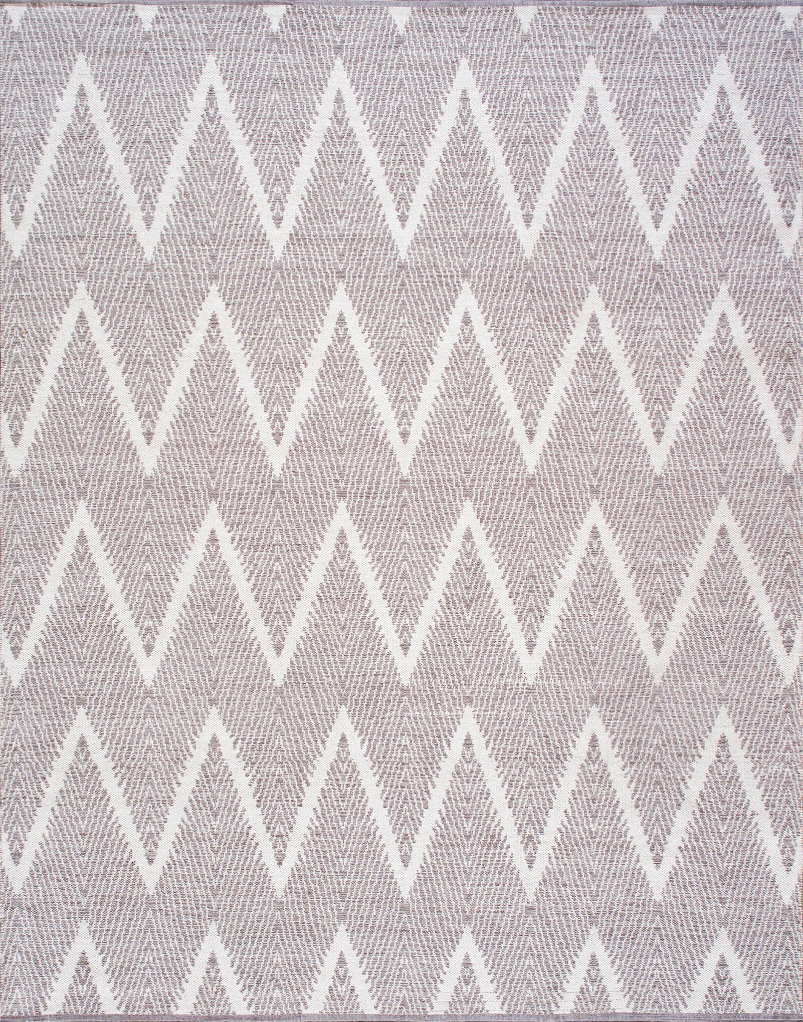 Simplicity Collection Hand Woven Cotton Area Rug 5 X 8 In Grey And Ivory By Pasargad Home