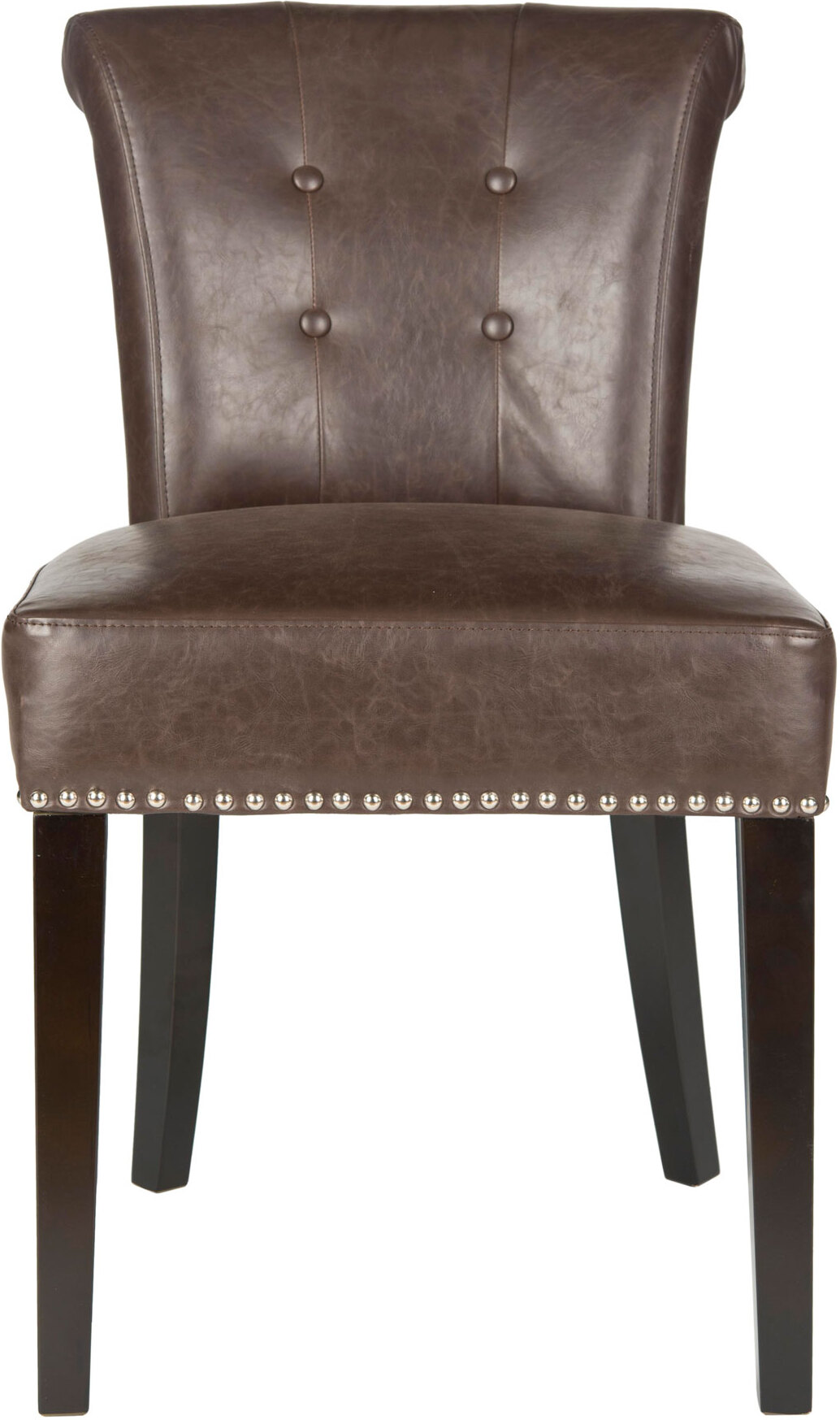 Sinclair Antique Brown Ring Chair Set of 2 by Safavieh | 1StopBedrooms