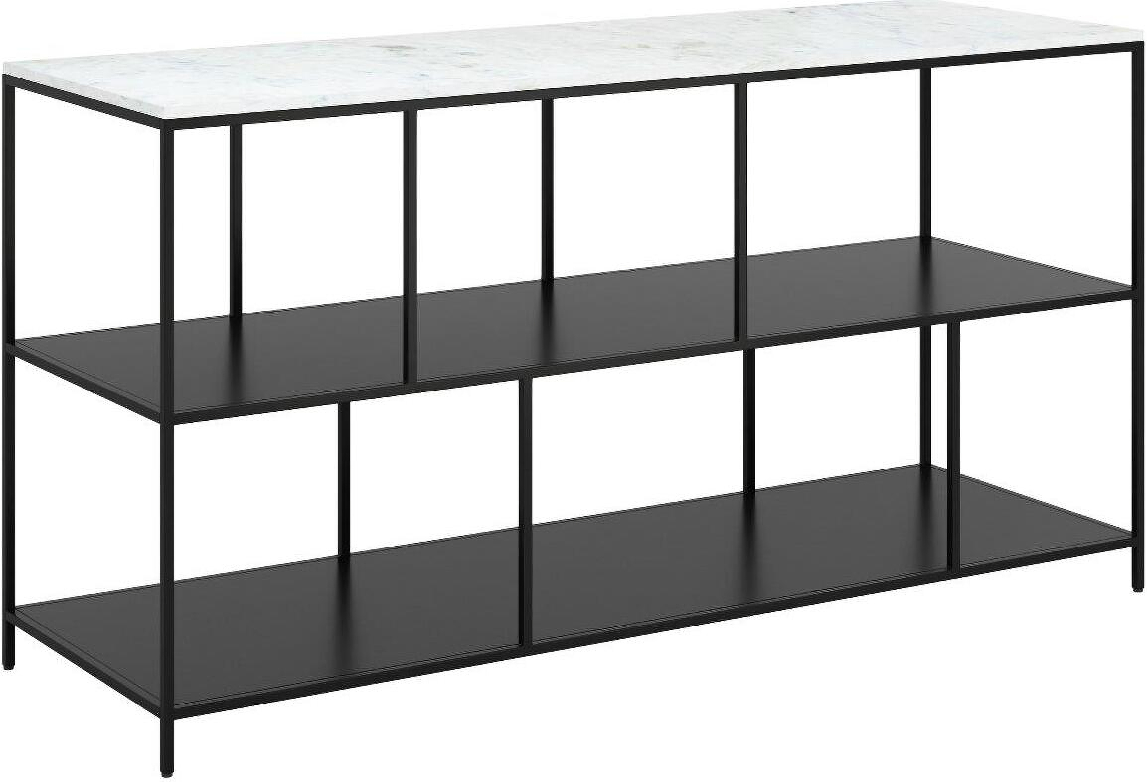 Singularity Console Table In White and Black by Zuo Modern | 1StopBedrooms
