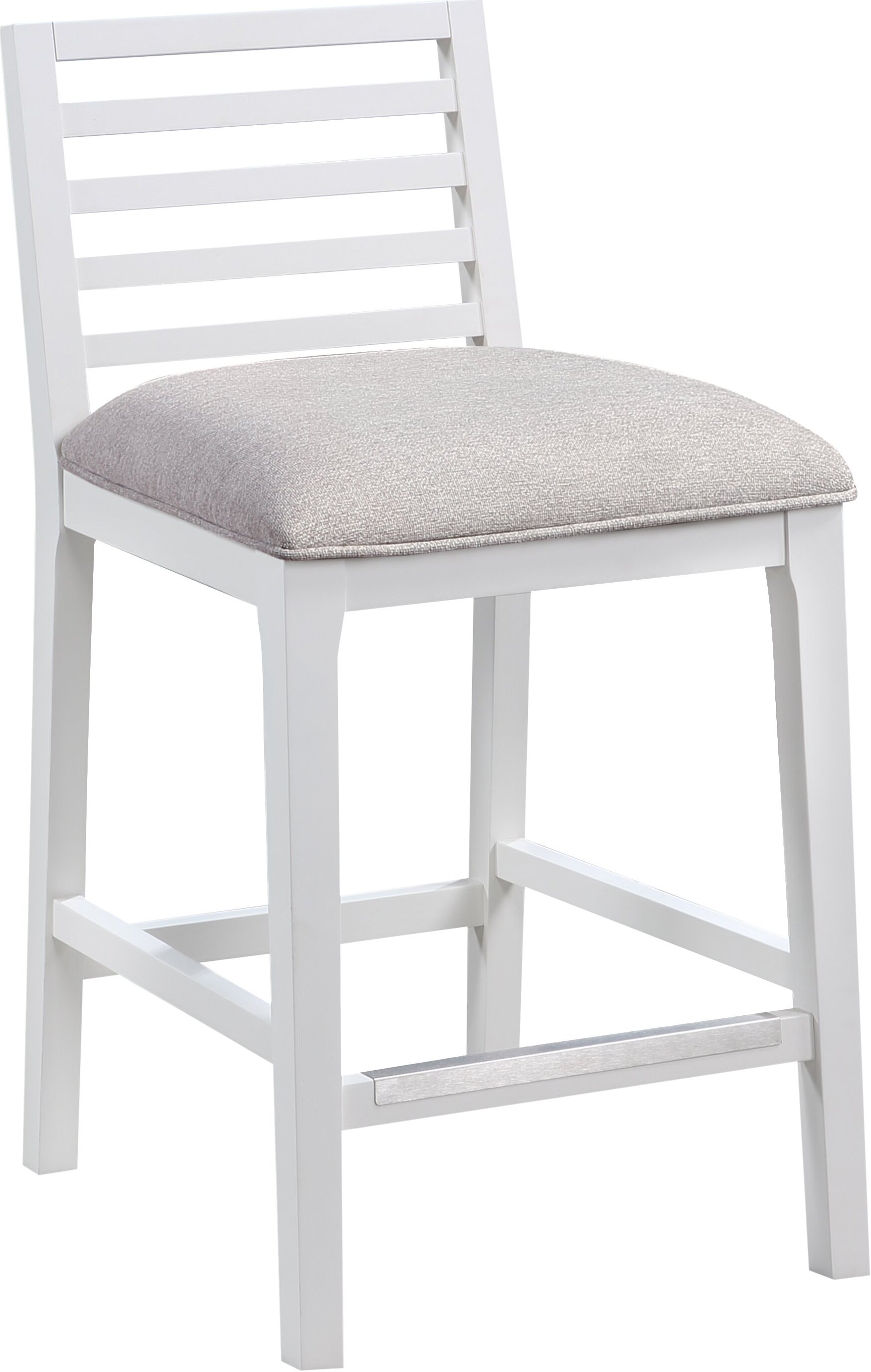 Siri 26 Inch Stool In White by American Woodcrafters | 1StopBedrooms