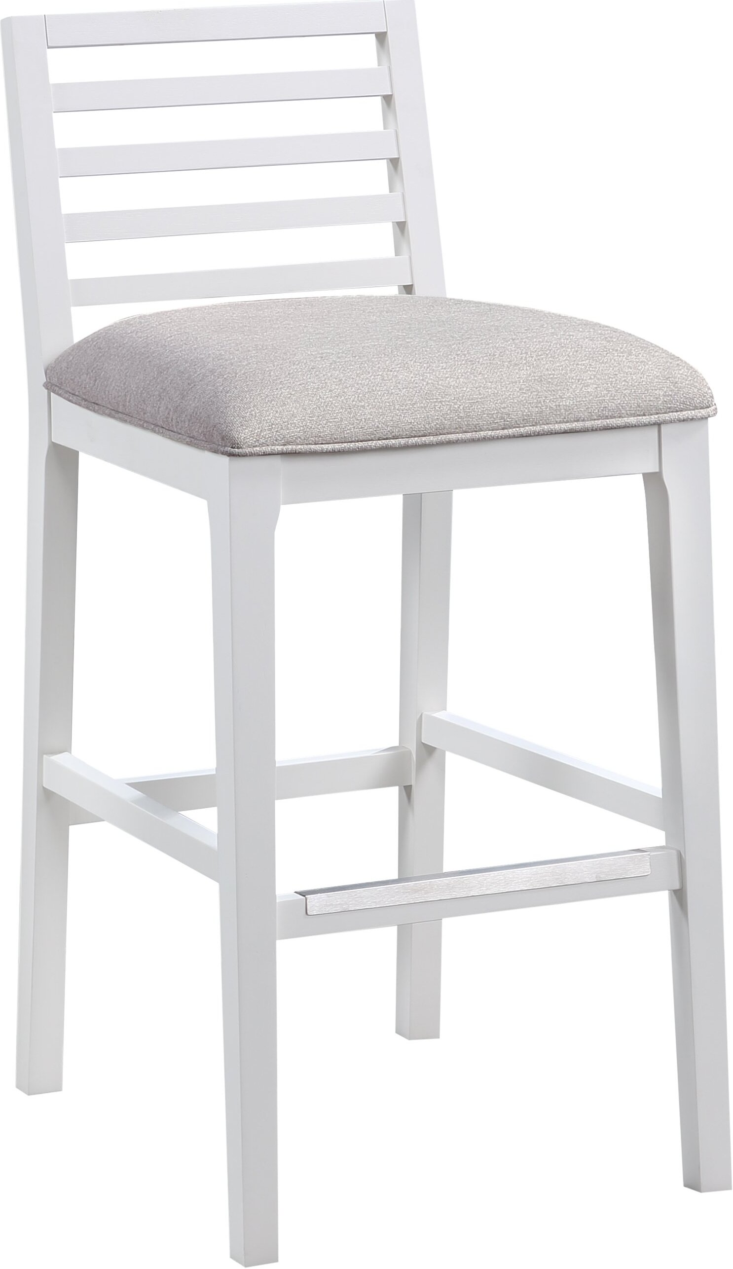 Siri 30 Inch Stool In White by American Woodcrafters | 1StopBedrooms