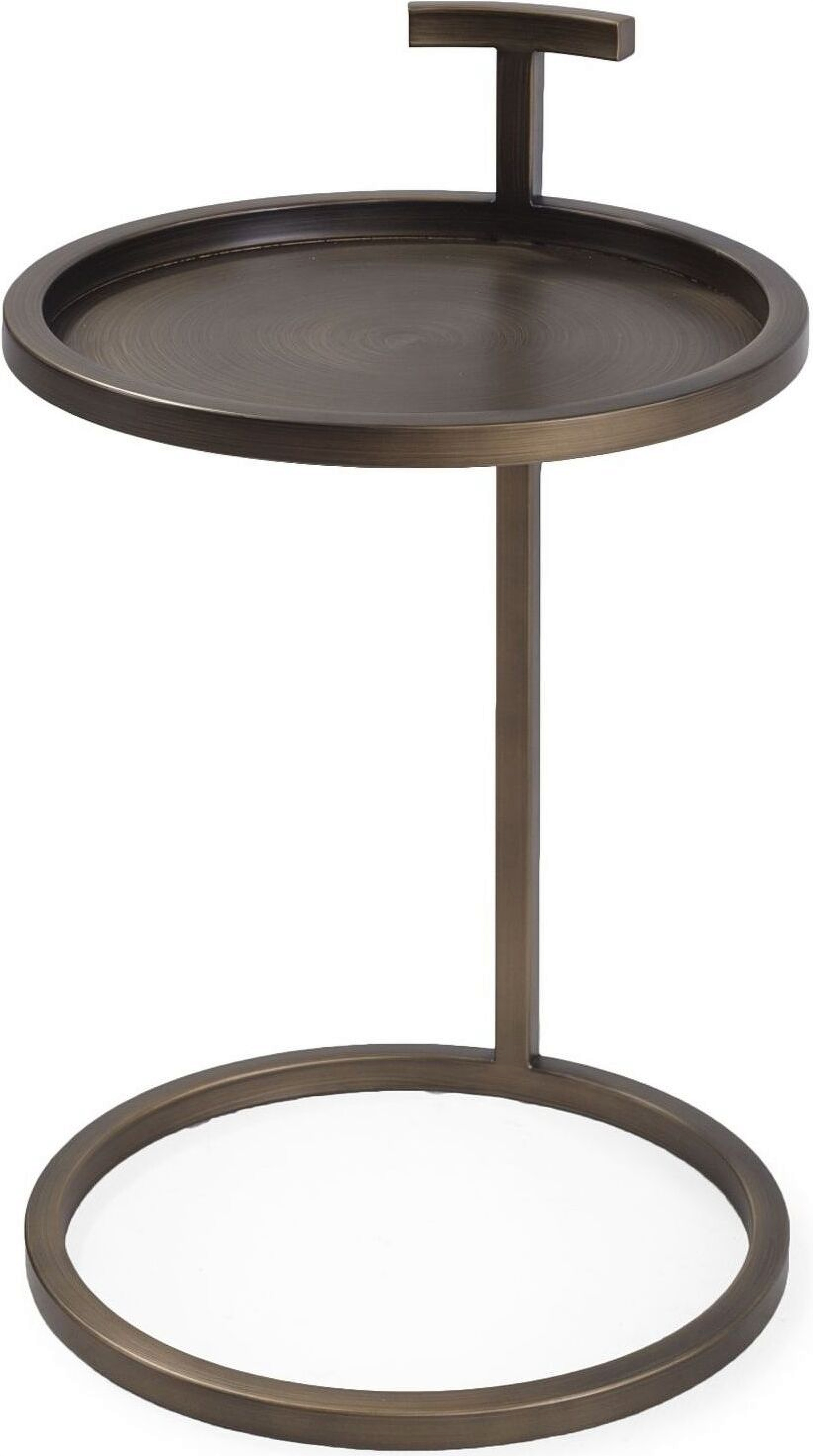 Slide Brass End Table by Bellini Modern Living | 1StopBedrooms