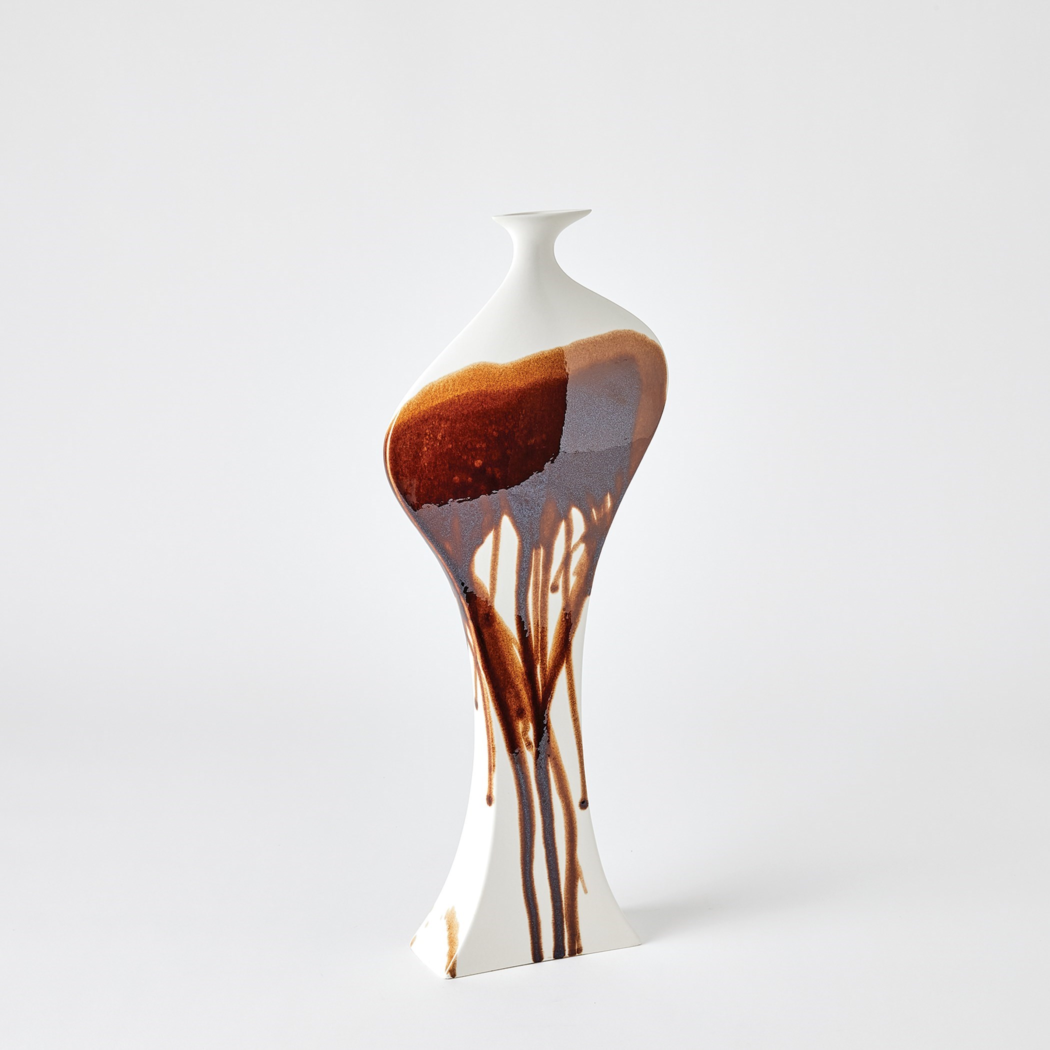 Small Curvy Bottle In Garnet Splash by Global Views | 1StopBedrooms