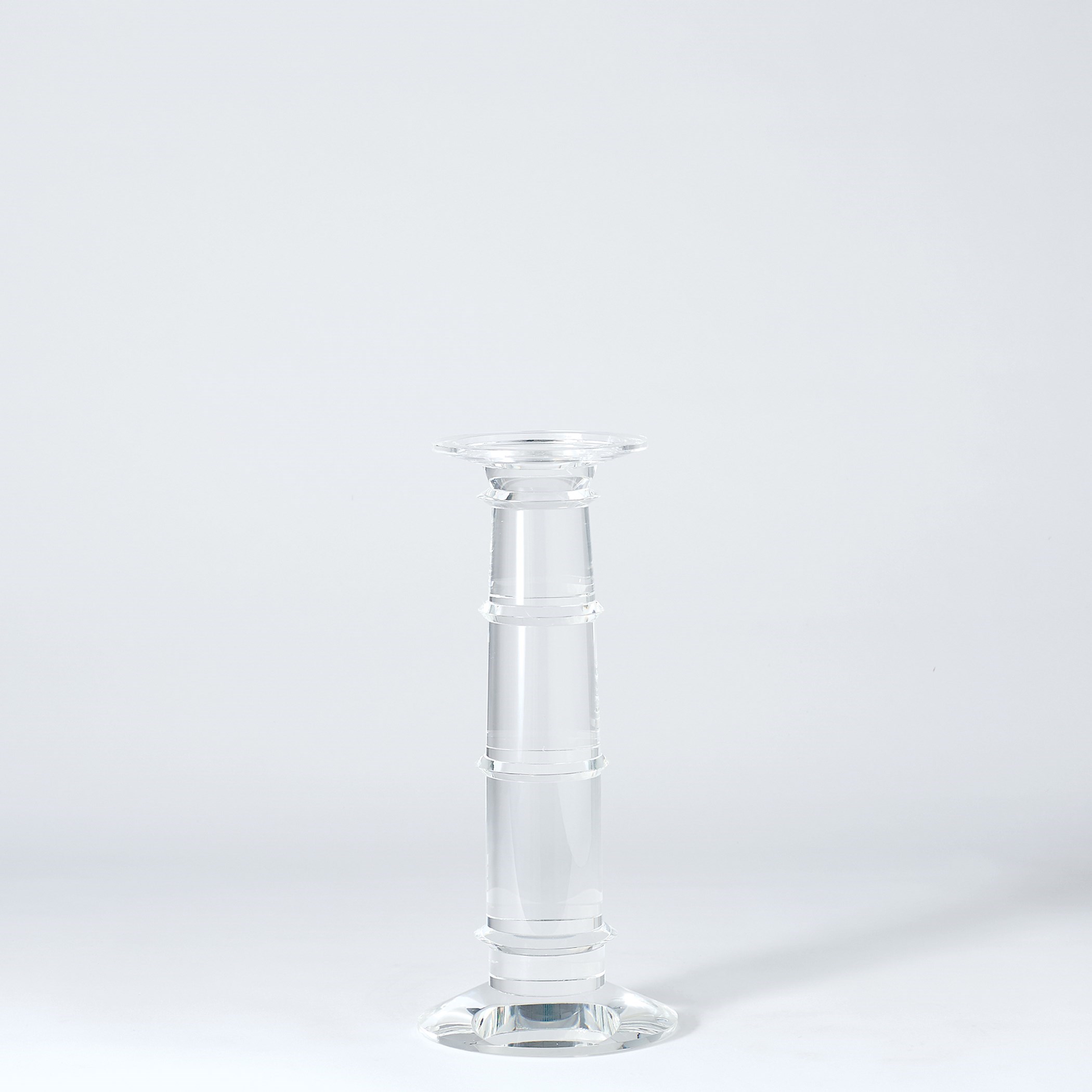 Small Ice Pillar Holder In Clear by Global Views | 1StopBedrooms
