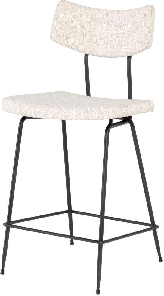 Soli Shell Fabric Stool by Nuevo | 1StopBedrooms