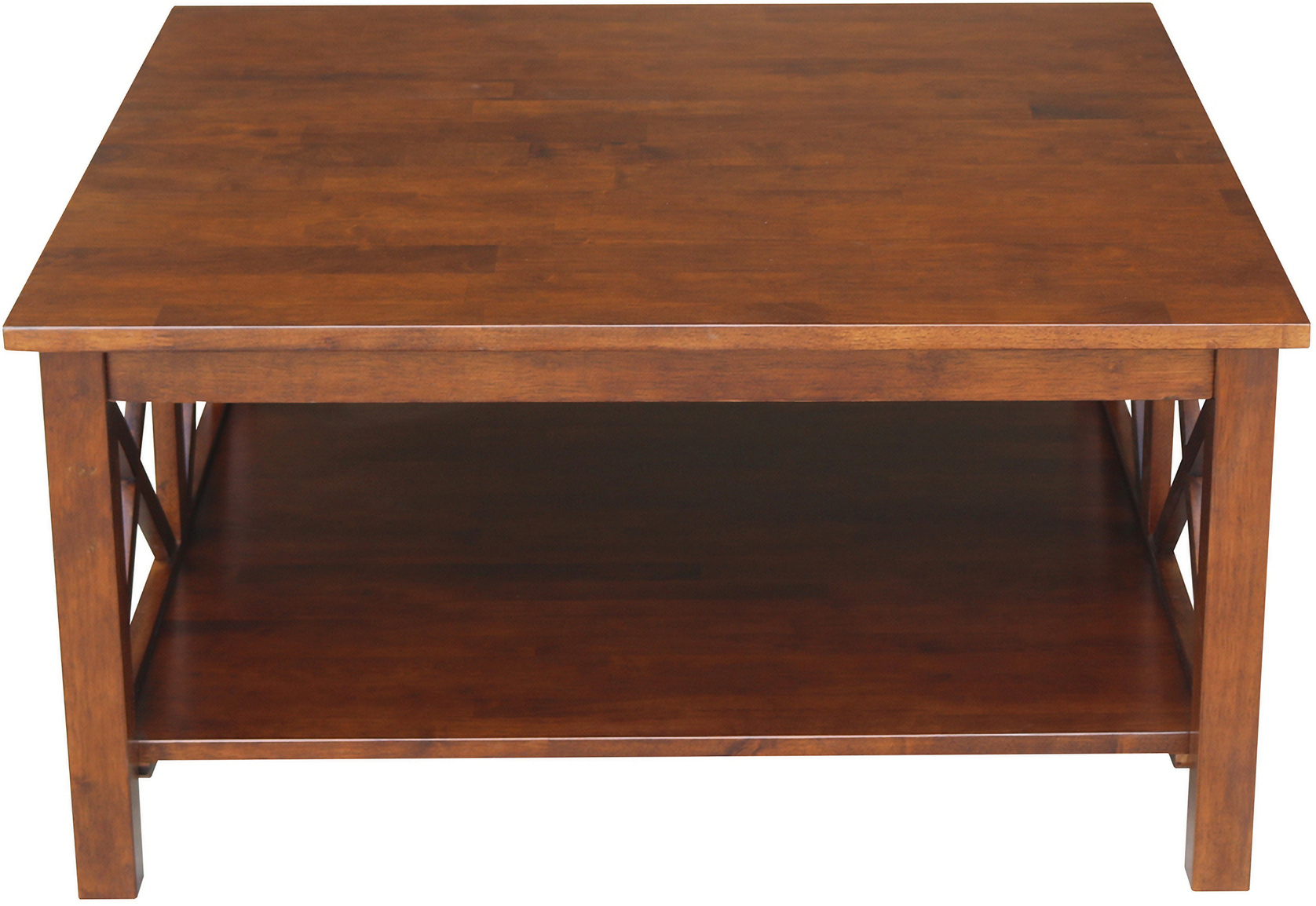 Solid Wood Hampton Square Coffee Table In Espresso by International ...