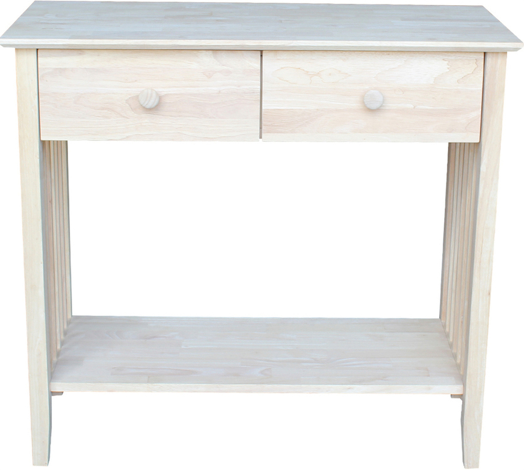 Solid Wood Mission Kitchen Server In Unfinished by International ...