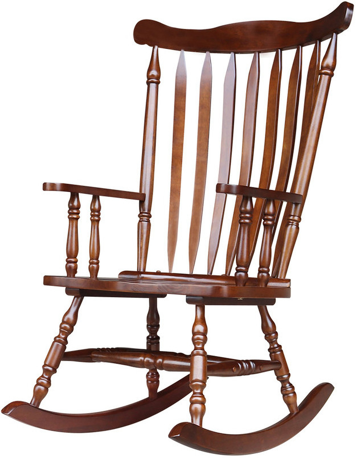 Solid Wood Rocking Chair In Espresso by International Concepts ...