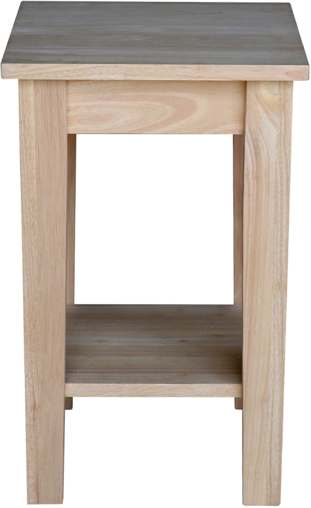 Solid Wood Shaker Plant Stand In Unfinished by International Concepts ...
