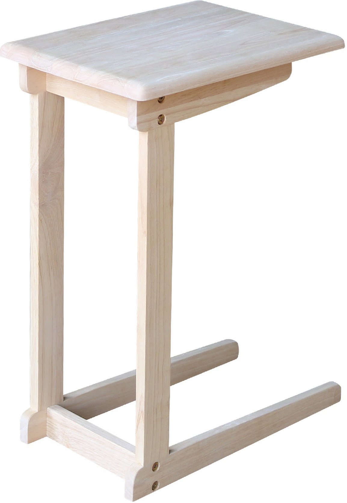 Solid Wood Sofa Server Table In Unfinished by International Concepts ...