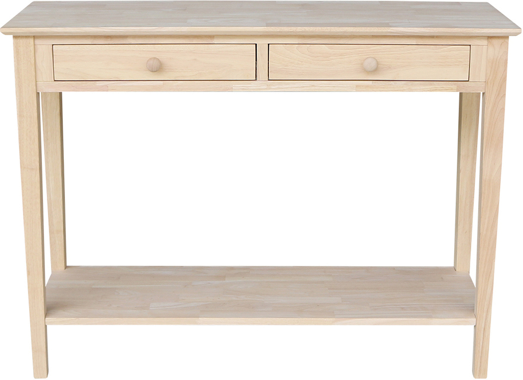 Solid Wood Spencer Kitchen Server In Unfinished by International ...