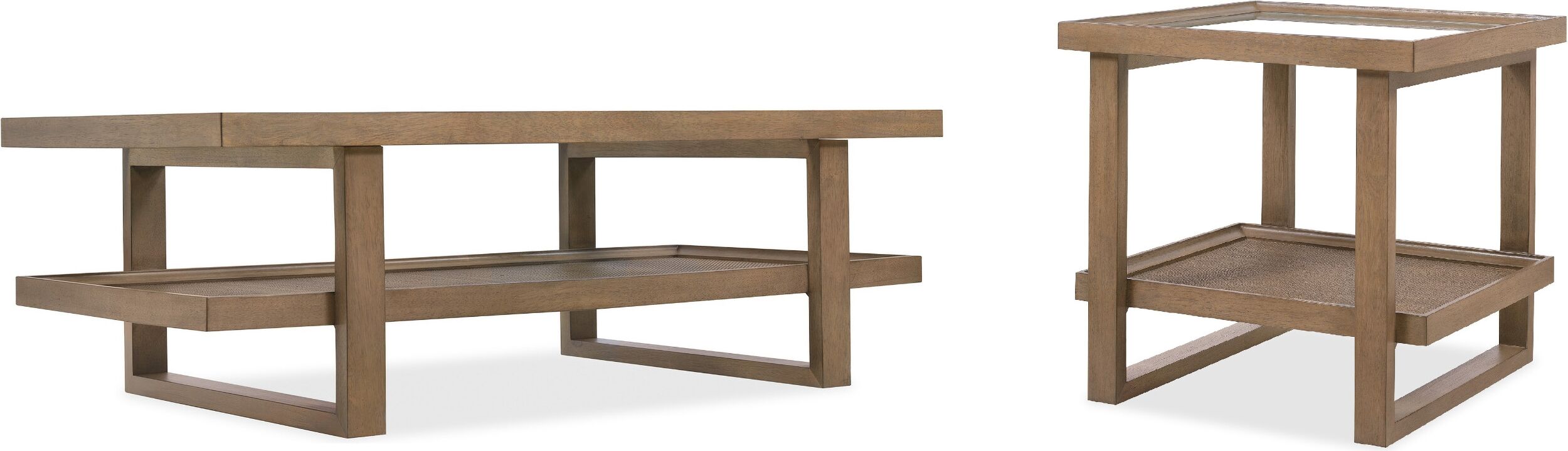 Sonnet Occasional Table Set In Medium Wood by Hooker | 1StopBedrooms
