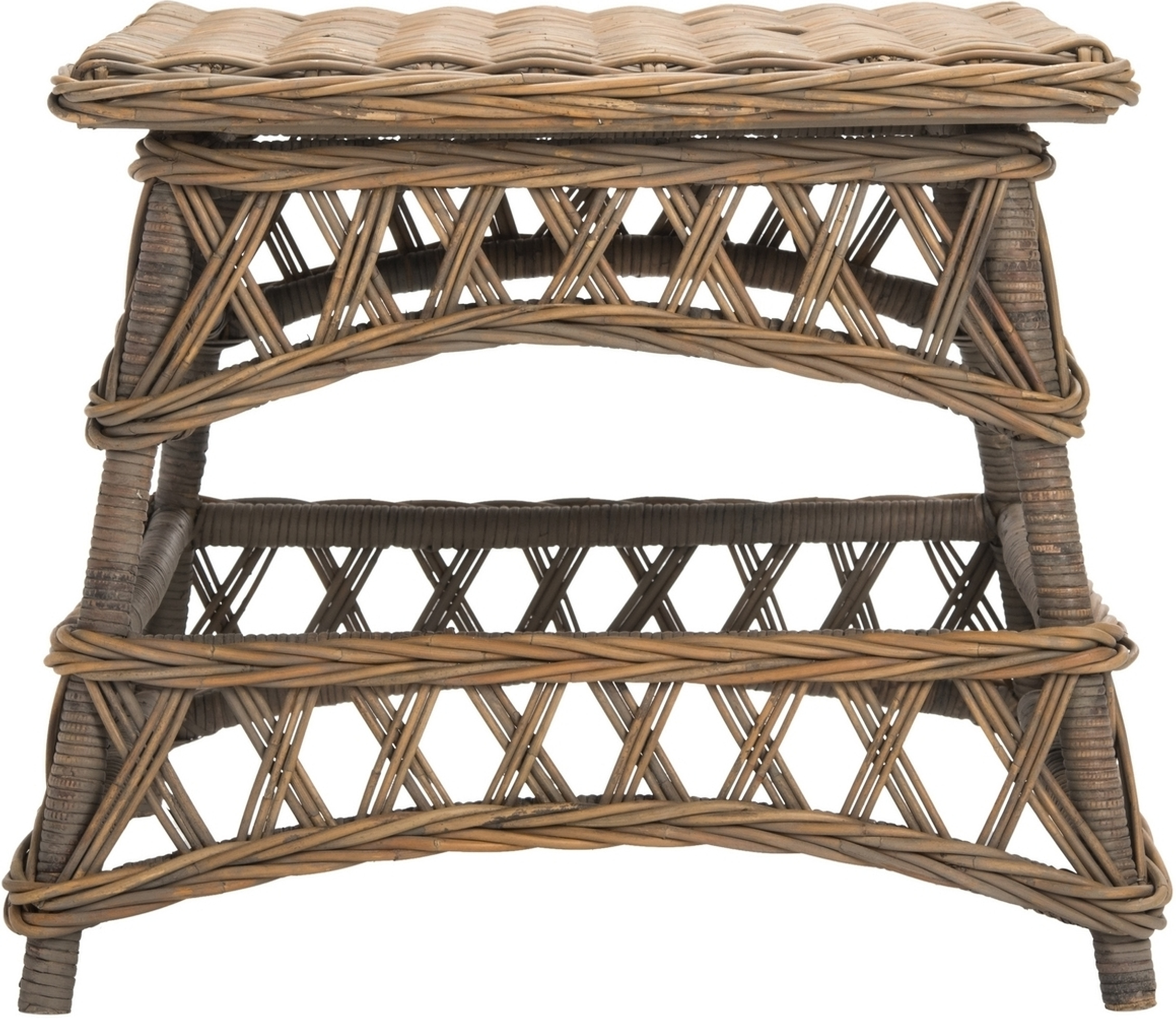 Sora Natural Wicker Accent Table by Safavieh | 1StopBedrooms