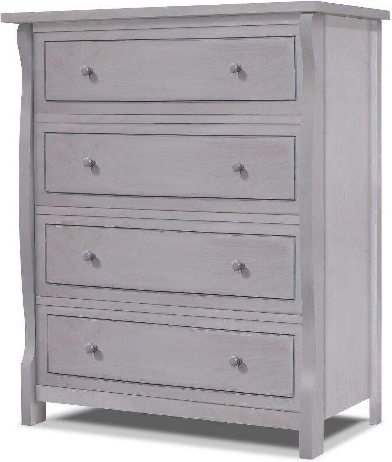 Sorelle Princeton Elite 4 Drawer Dresser In Weathered Gray by Sorelle ...