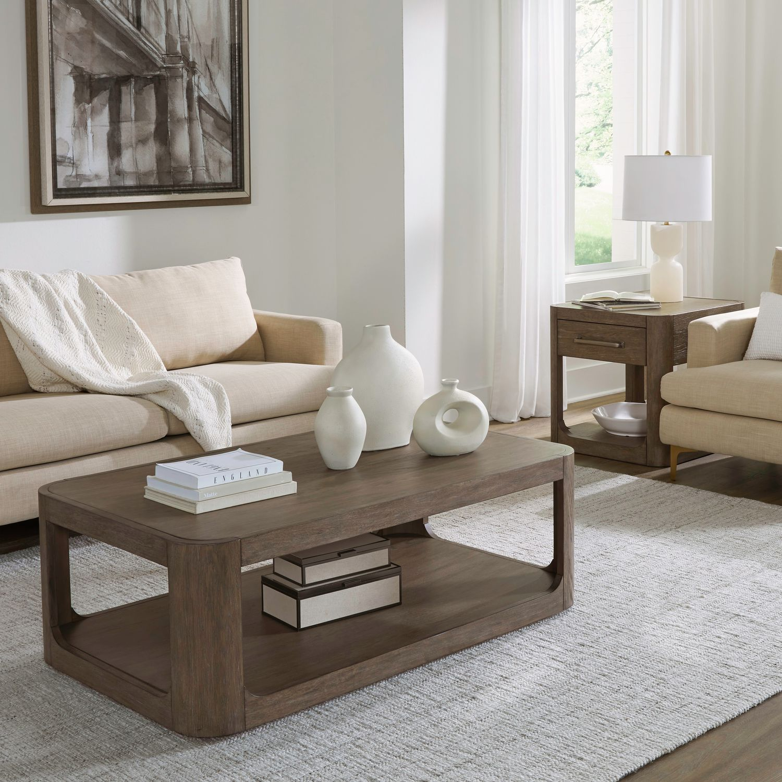 South Bend Rectangular Occasional Table Set In Brown by Liberty ...