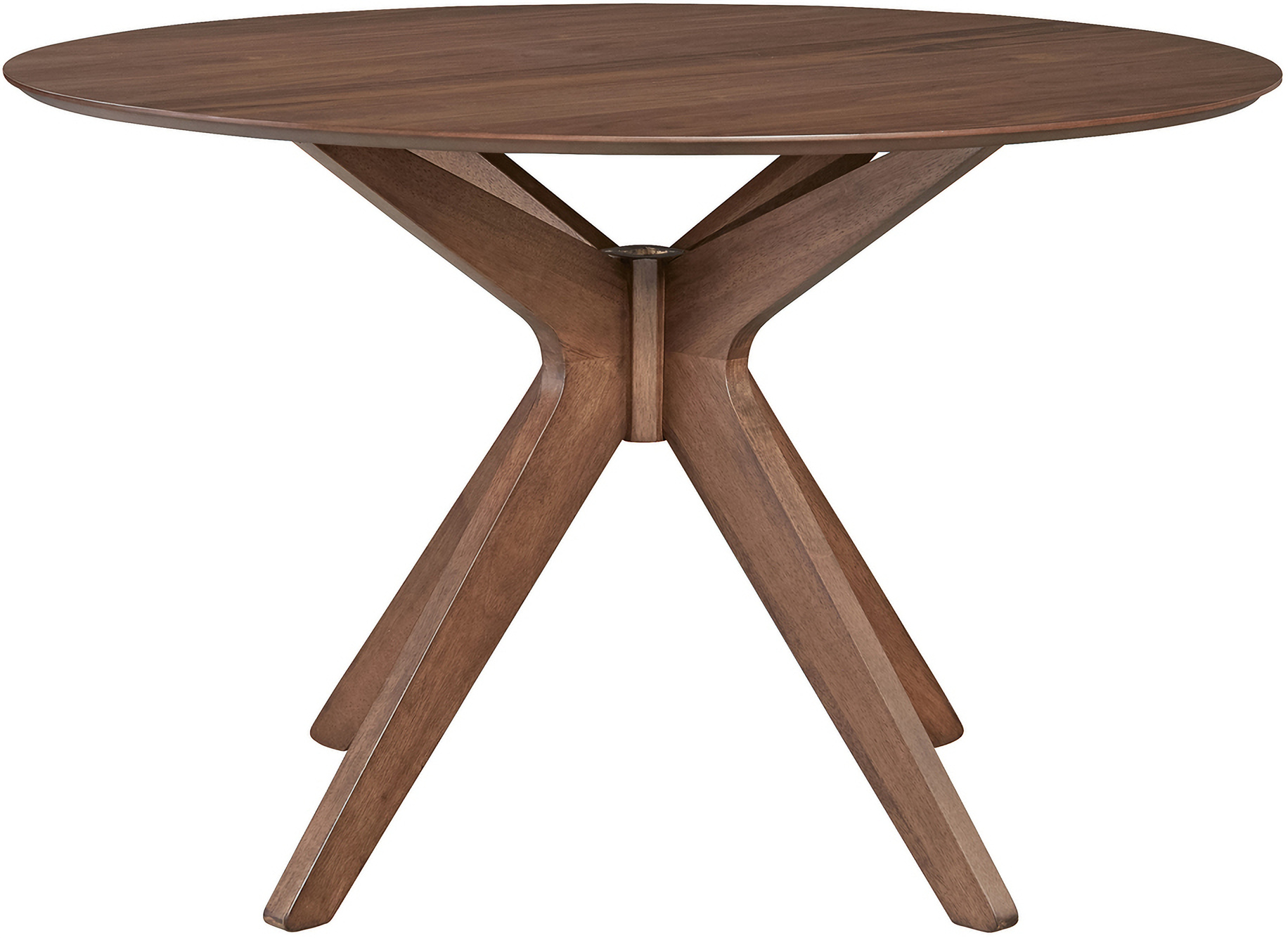 Space Savers Satin Walnut Round Leg Dining Table by Liberty | 1StopBedrooms