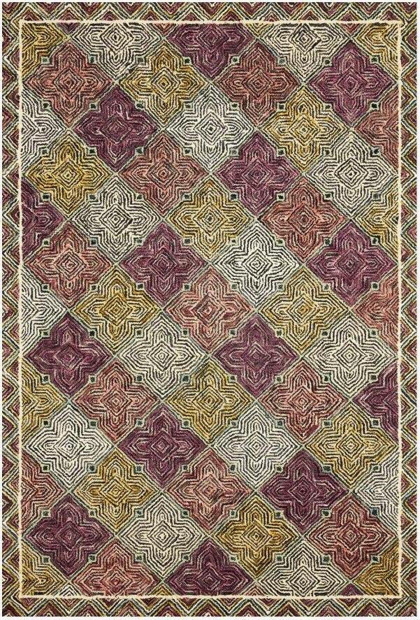 Spectrum Charcoal/Multi 5' x 7'6" Rug by Loloi Rugs | 1StopBedrooms