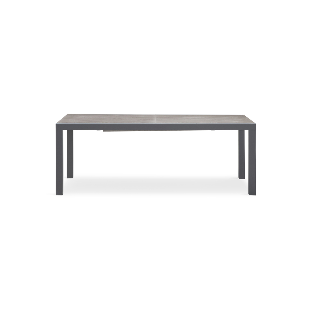 Spread 82-126 Inch Extendable Dining Table In Slate and Barnwood by ...
