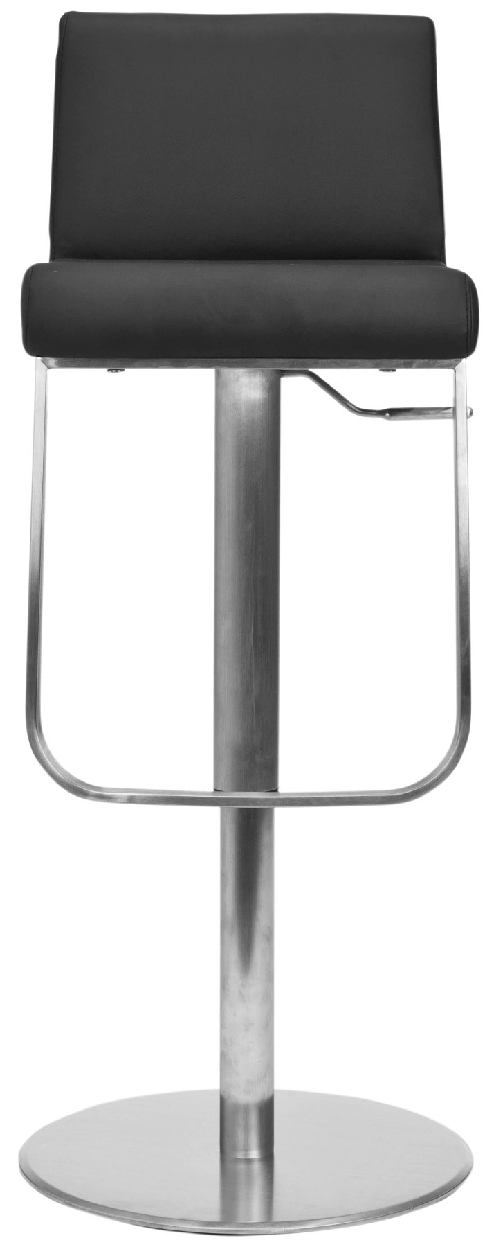 Stanley Gas Lift Swivel Bar Stool in Black by Safavieh | 1StopBedrooms