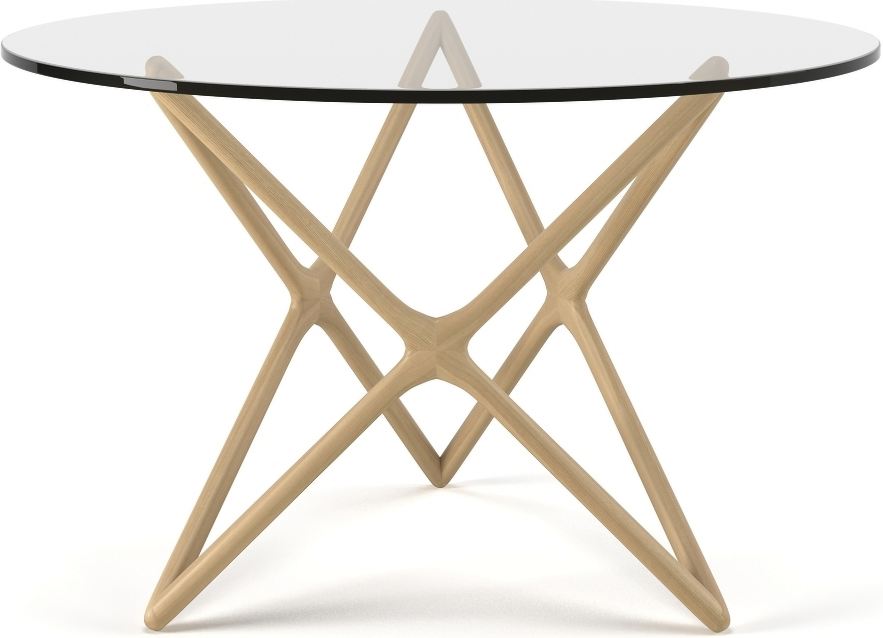 Star Triple X Dining Table In Natural by Aeon | 1StopBedrooms