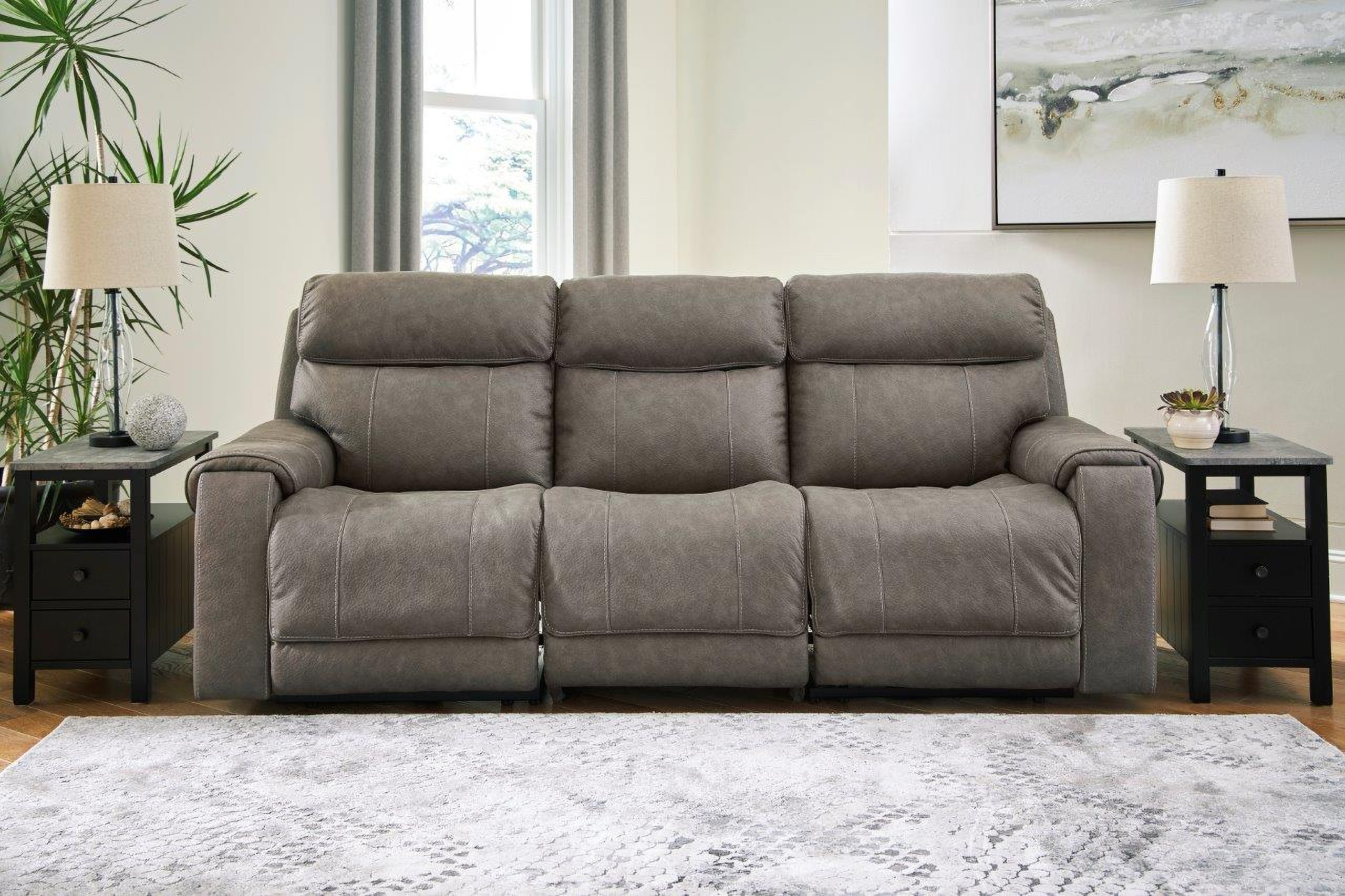 Starbot Power Reclining Modular Sofa In Fossil by Ashley Furniture | 1StopBedrooms