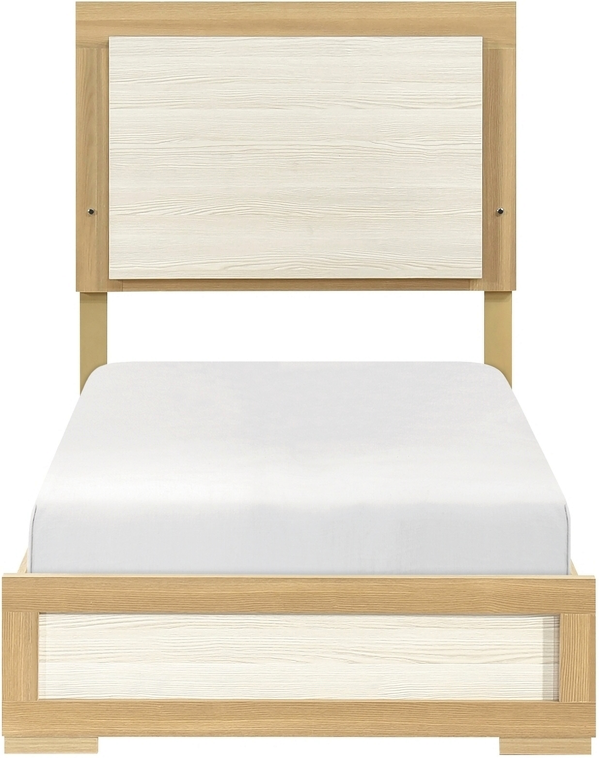 Sterling Twin Panel Bed In Natural by Homelegance | 1StopBedrooms