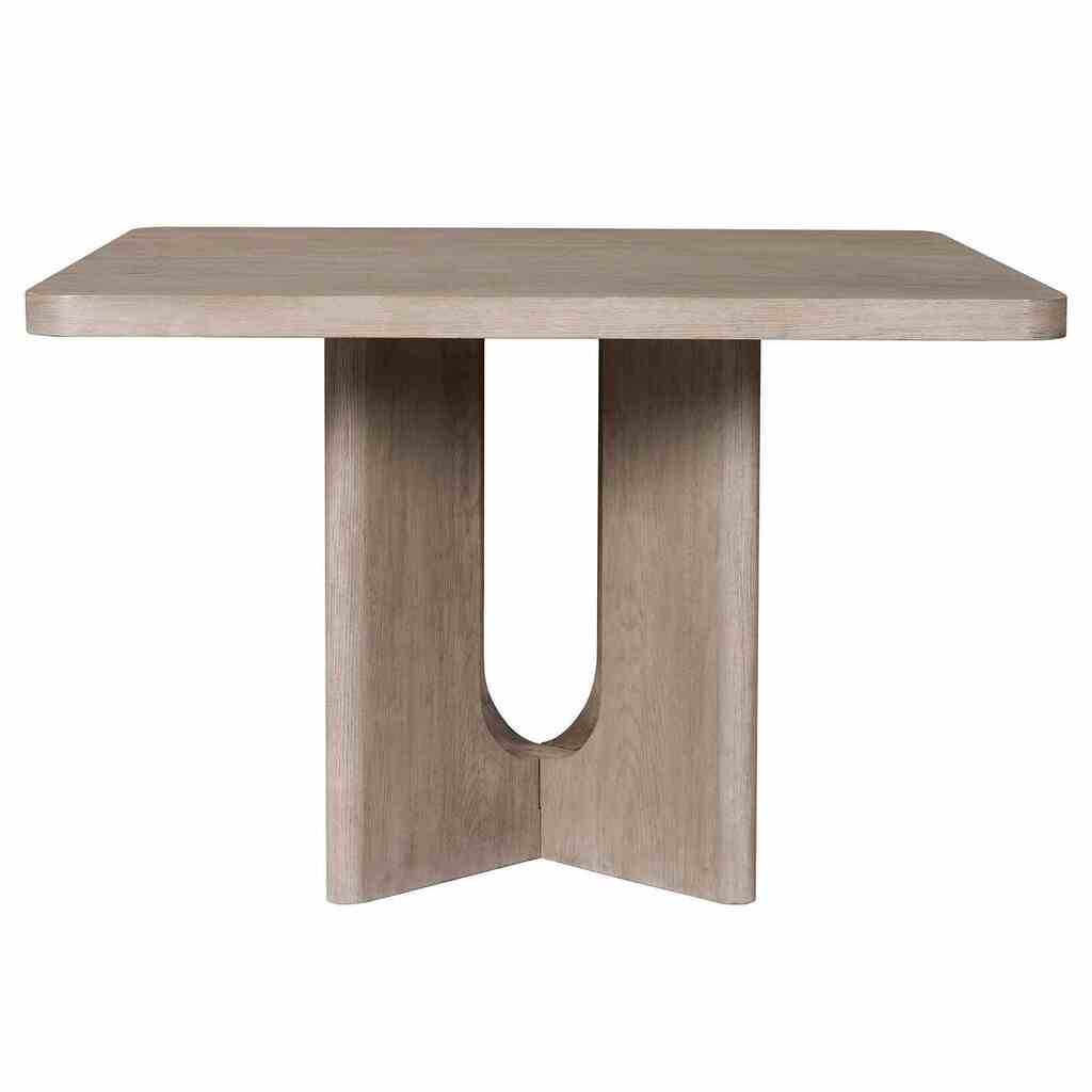 Sterling West Square Counter Height Table In White Oak by Furniture of ...