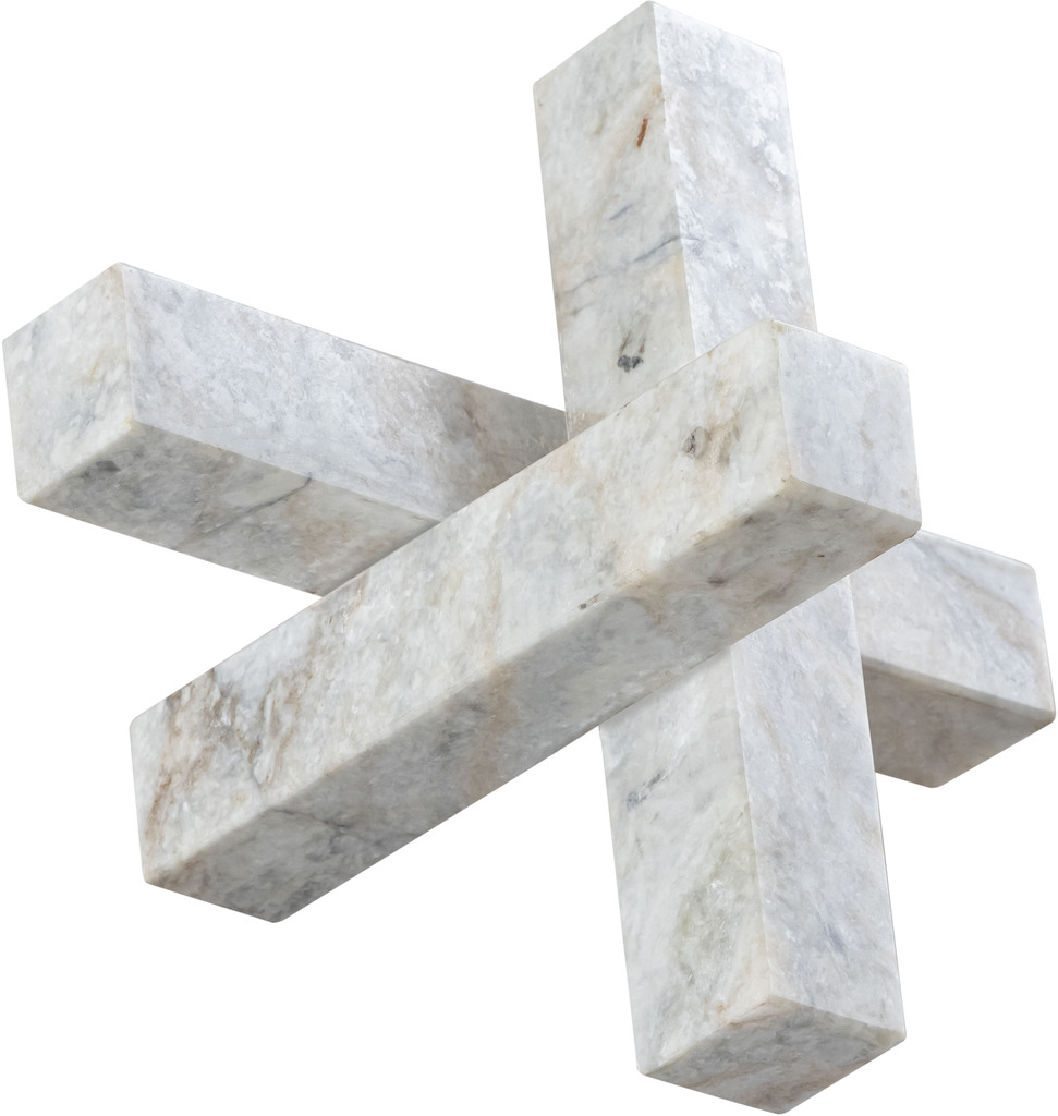 Stix Marble Decorative Object In Brown by Meridian | 1StopBedrooms