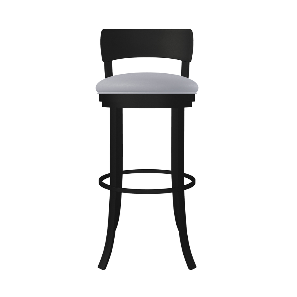 Stockholm 26 Inch Counter Height Swivel Stool In Sable Onyx and ...