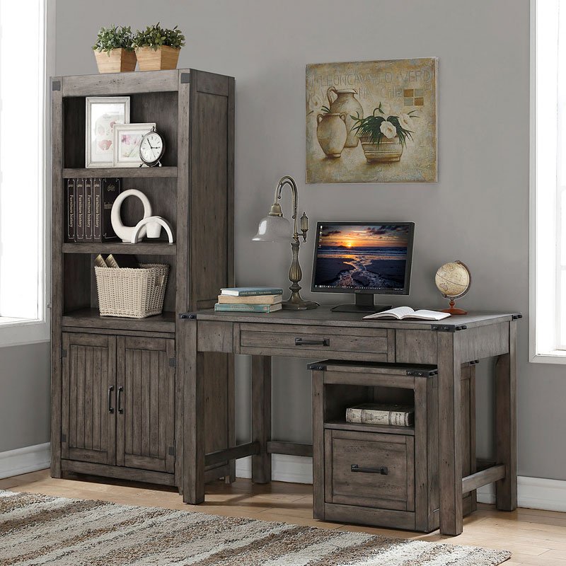 Storehouse Gray Home Office Set by Legends Furniture | 1StopBedrooms
