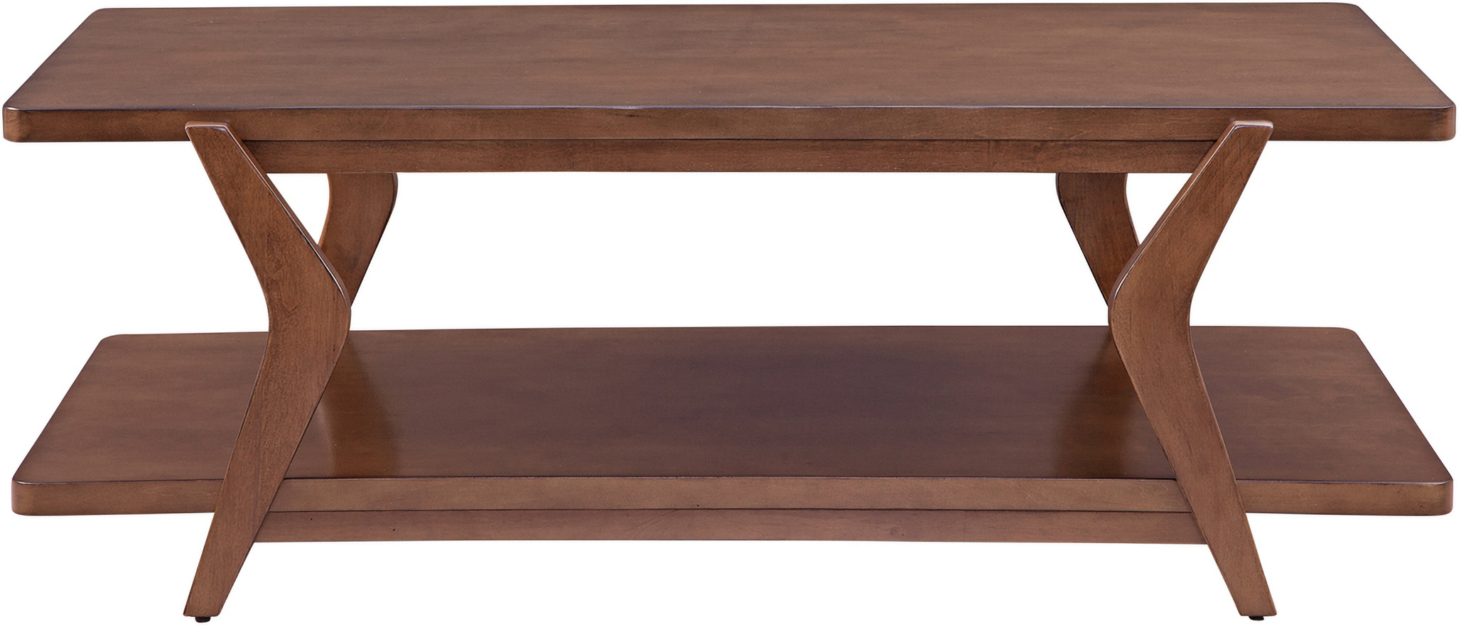 Stratton Cocktail Table In Brown by Bassett Mirror Company | 1StopBedrooms