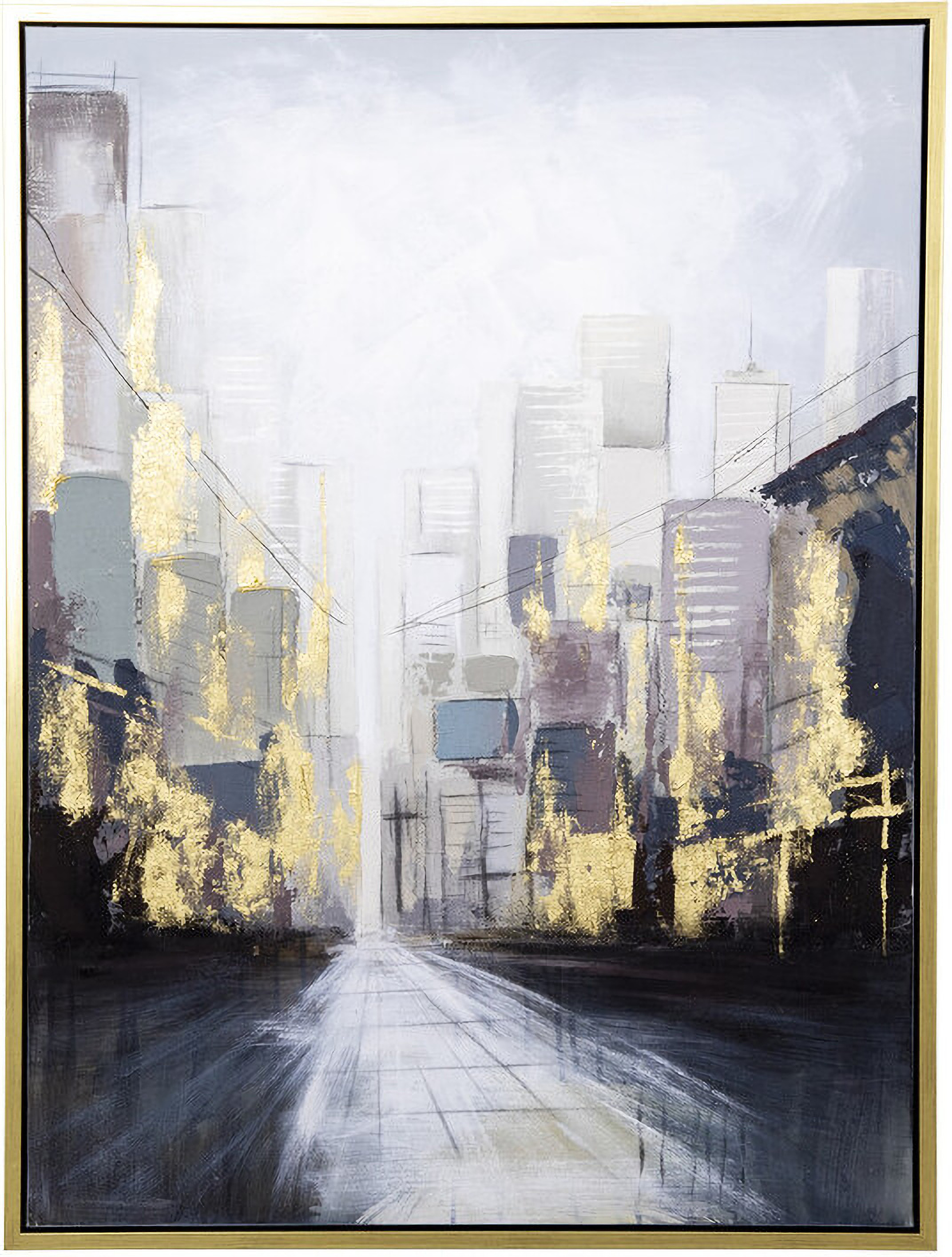 Streetside Wall Art In Multicolor by Yosemite Home Decor | 1StopBedrooms