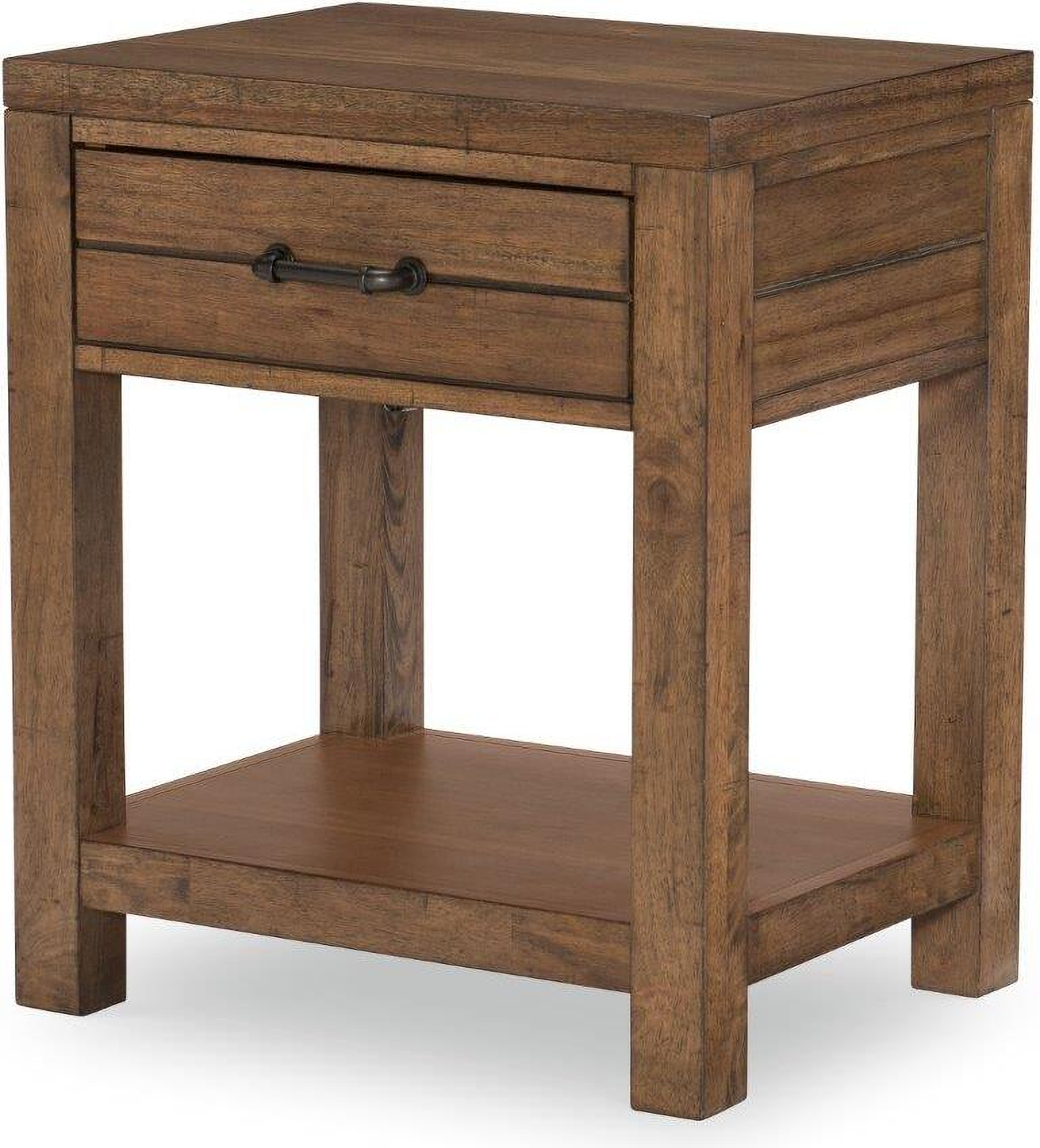 Summer Open Night Stand With 1 Drawer-Open Shelf-Motion Light & Usb Kit ...