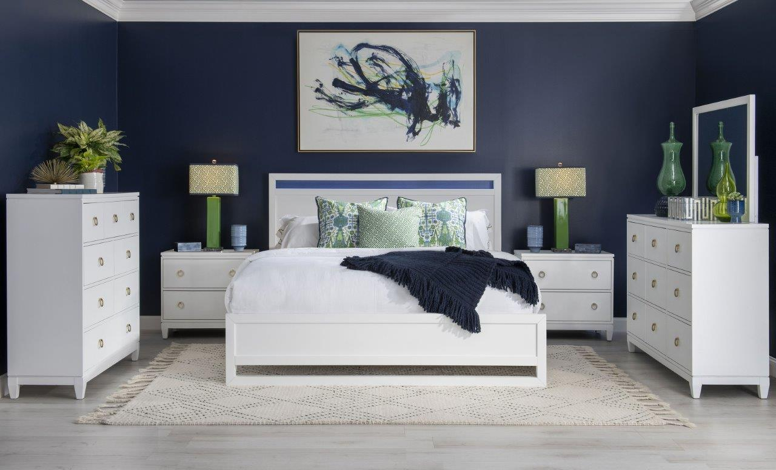 Summerland Pure White Panel Bedroom Set by Legacy Classic | 1StopBedrooms
