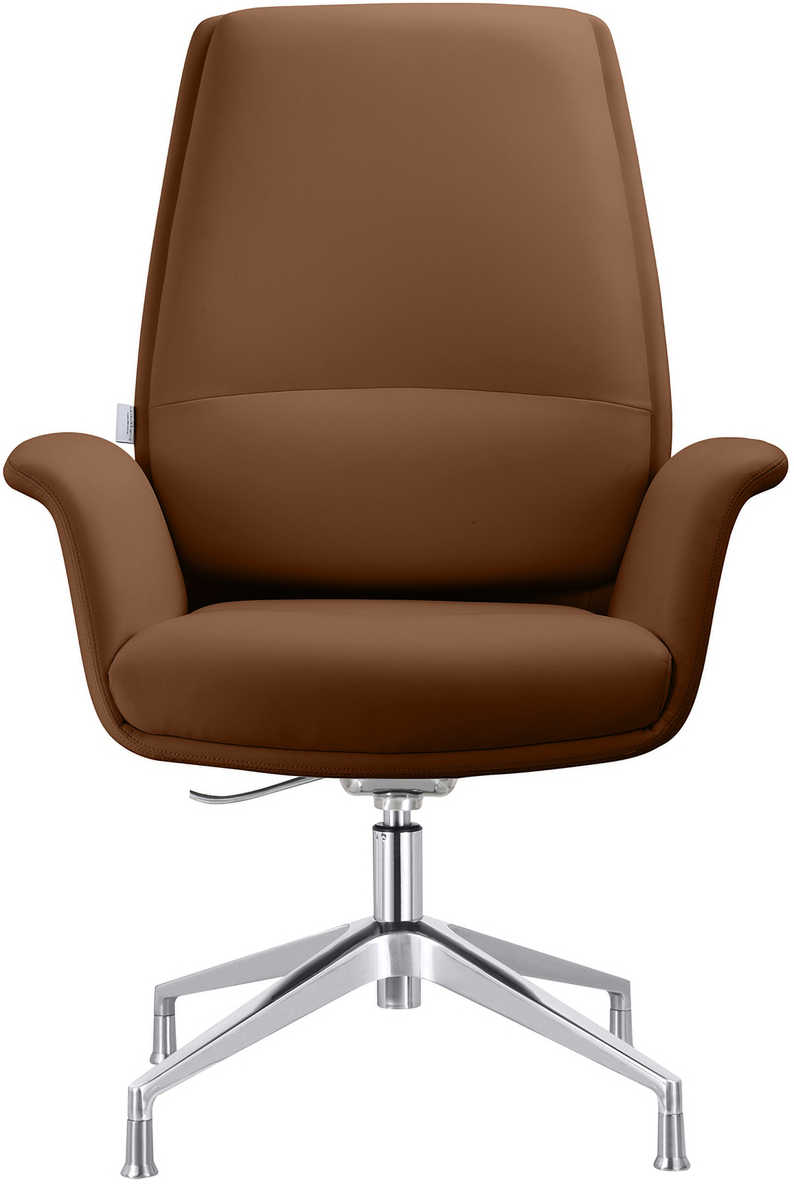 Summit Office Chair In Faux Leather and Aluminum Frame with Adjustable ...