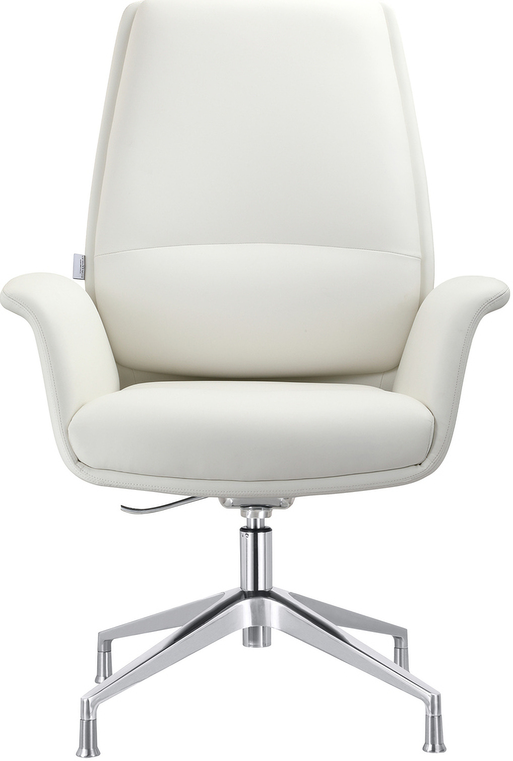 Summit Office Chair In Faux Leather and Aluminum Frame with Adjustable ...