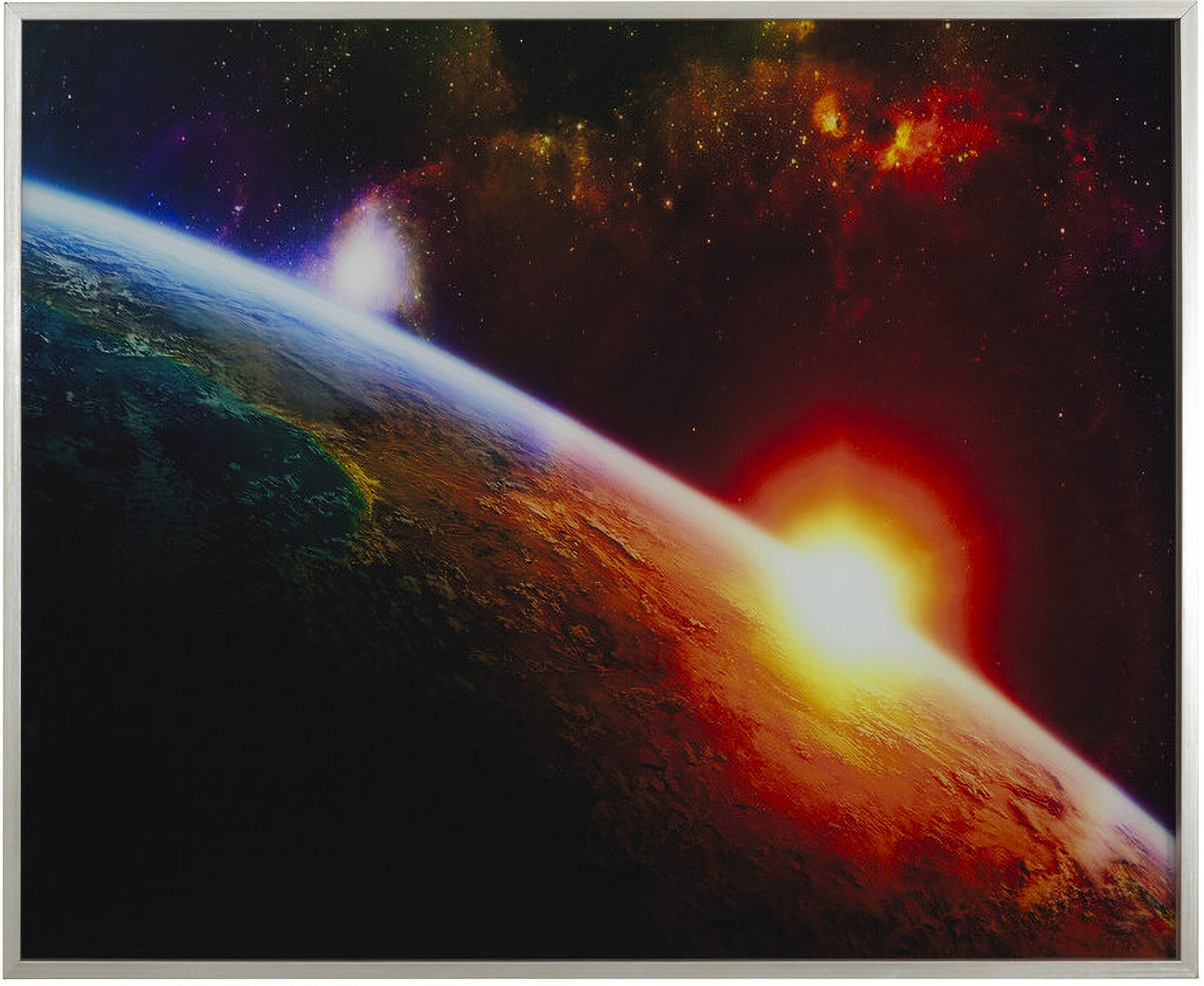 Sun Rising Wall Art In Multicolor by Yosemite Home Decor | 1StopBedrooms