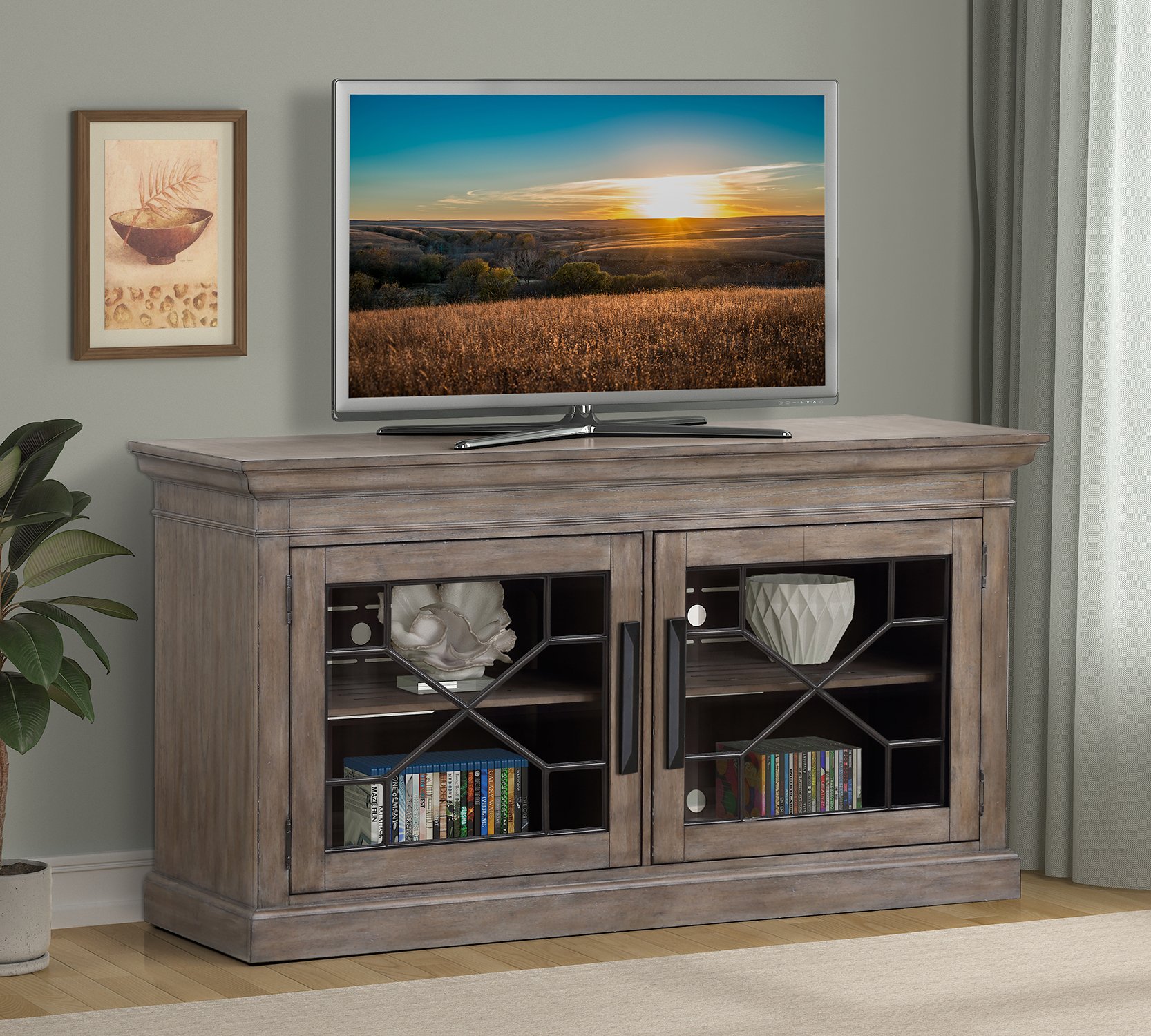 Sundance Sandstone 63 Inch TV Console by Parker House | 1StopBedrooms