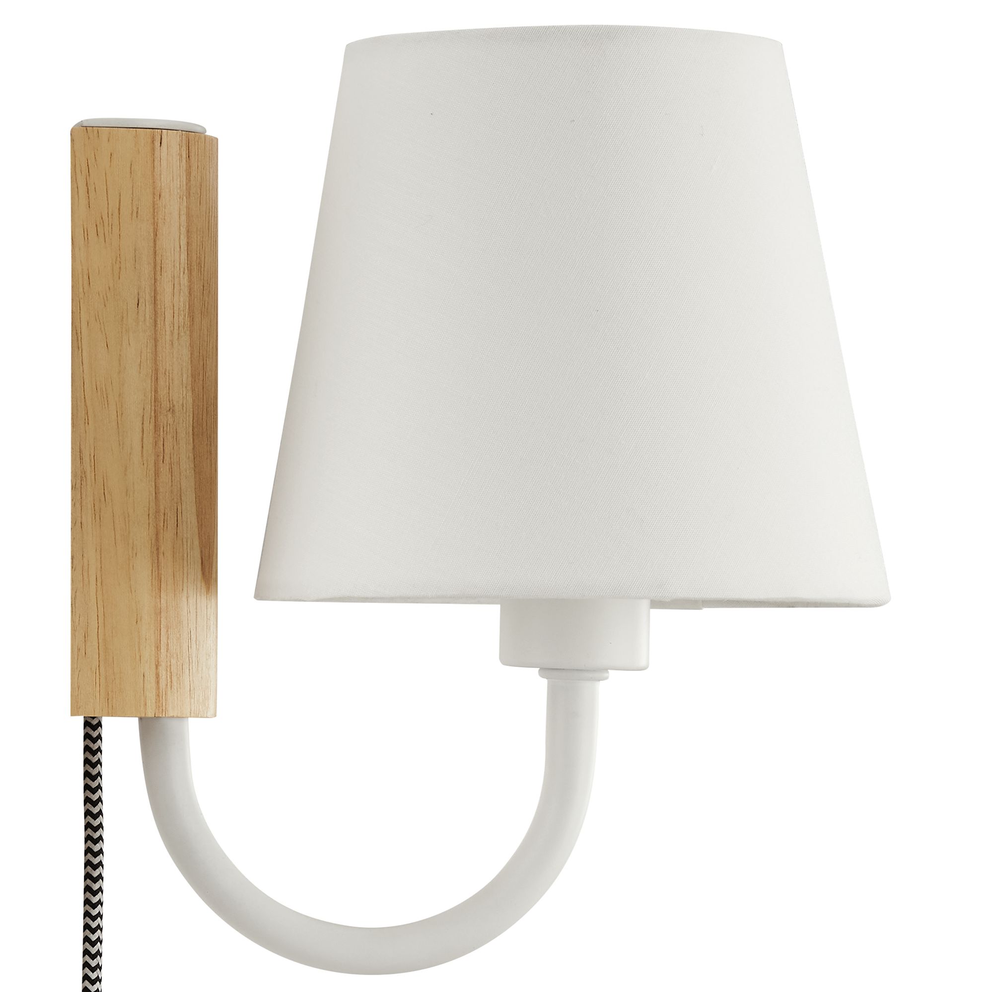 Sunlit Swivel Wall Sconce In Natural and White by Modway | 1StopBedrooms