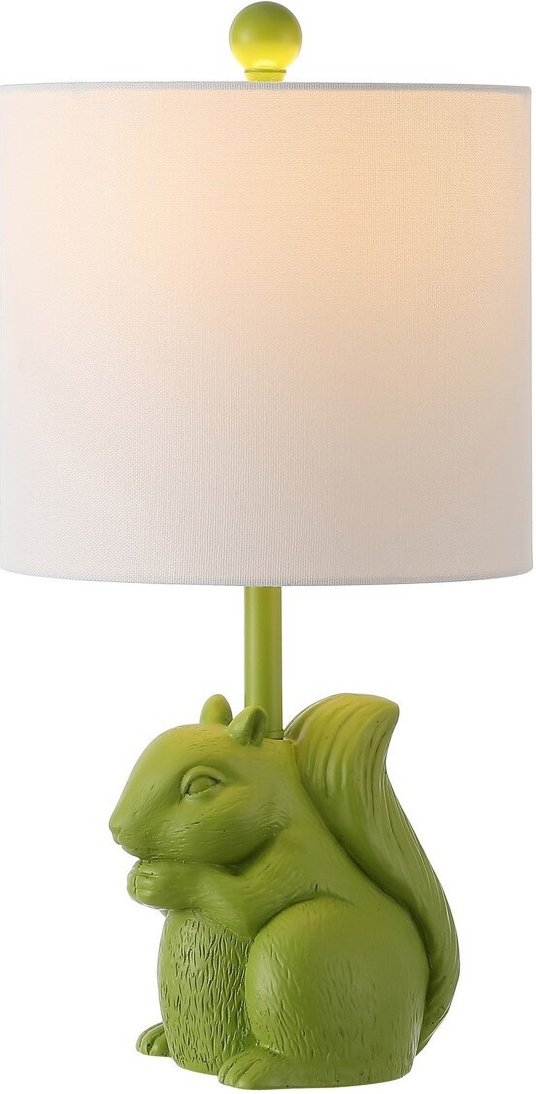 Sunny Squirrel Lamp in Green by Safavieh | 1StopBedrooms