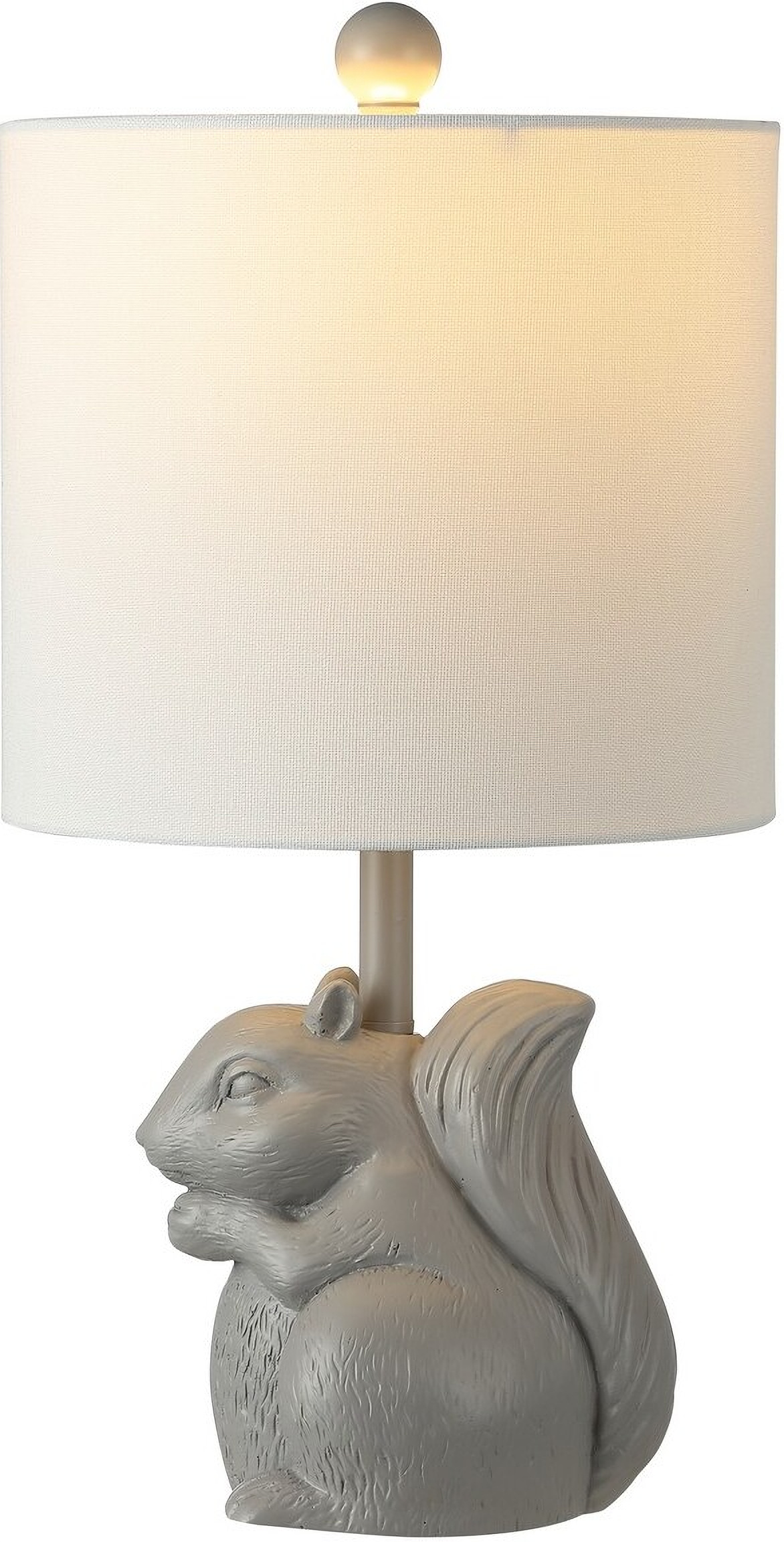 Sunny Squirrel Lamp in Grey by Safavieh | 1StopBedrooms